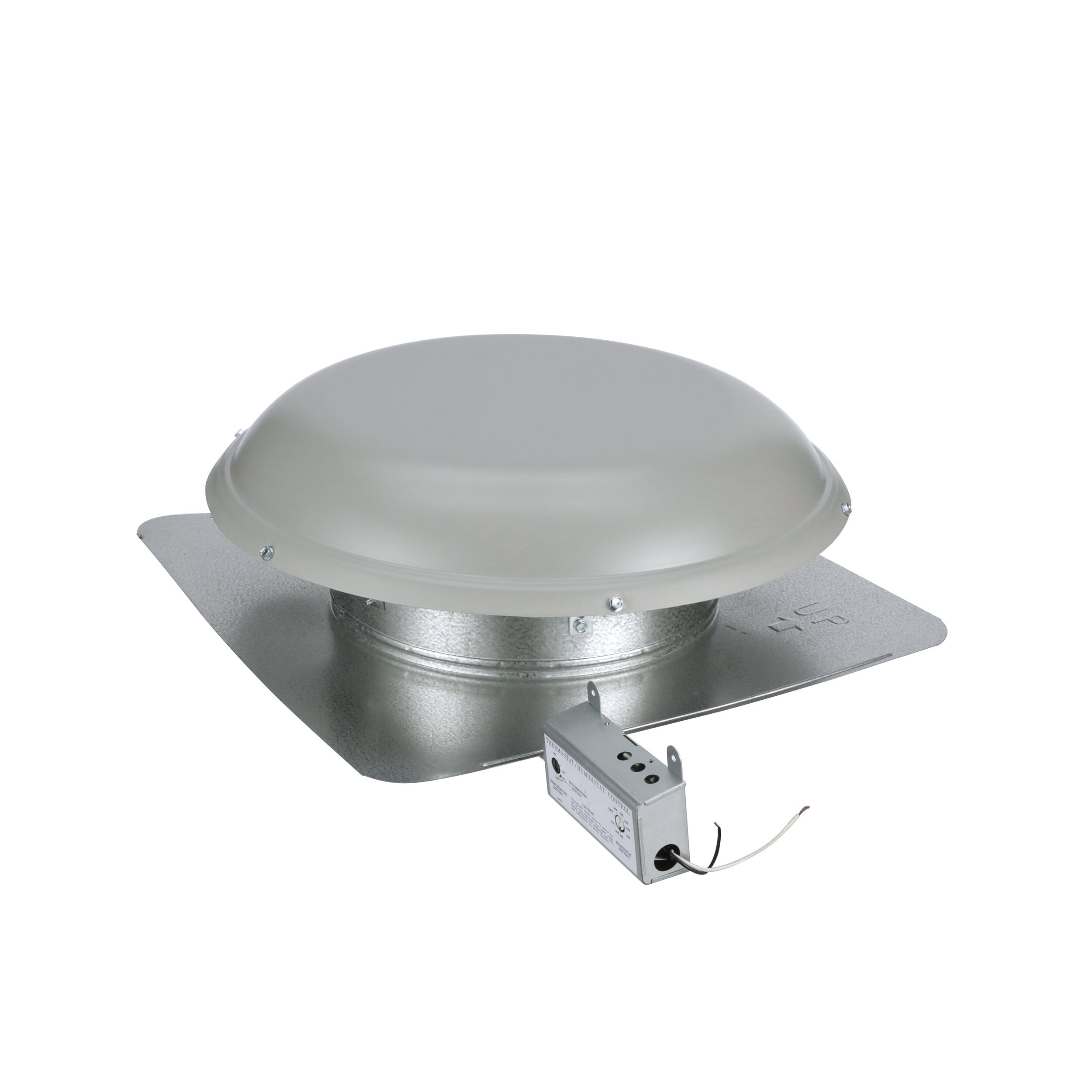 Blue Hawk 1170 -CFM Gray Galvanized steel Electric Power Roof Vent in ...
