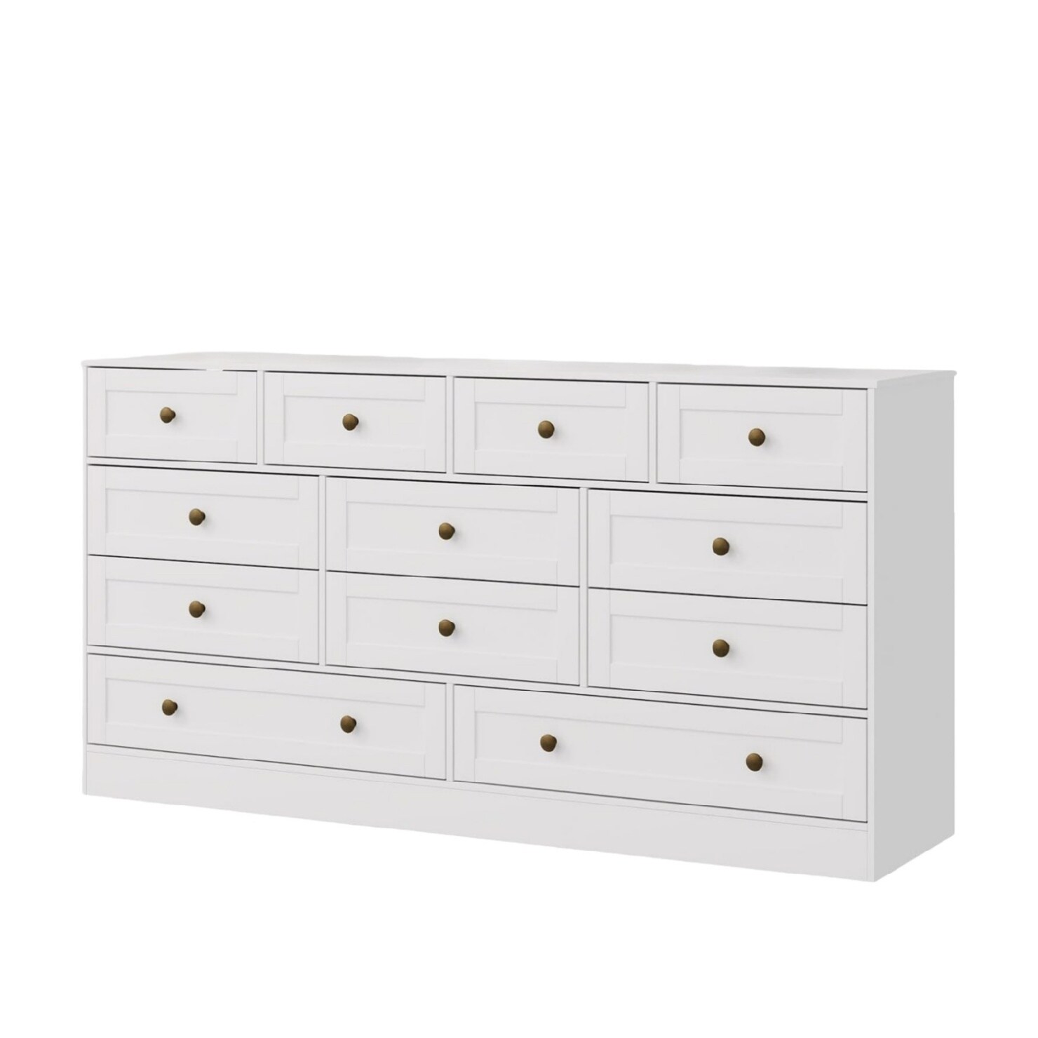 Garvee 12 Drawer Wood Dressers for Adult Bedroom Modern Wide TV Stand ...