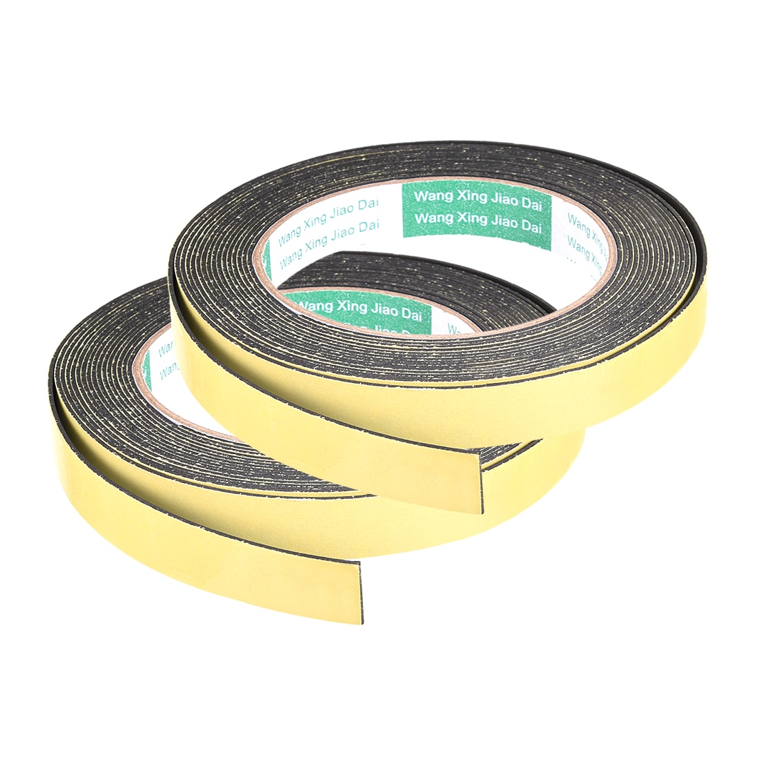 Unique Bargains 2pcs Sealing Foam Tape 15mm Wide 1mm Thick 5m/16.4-Foot ...