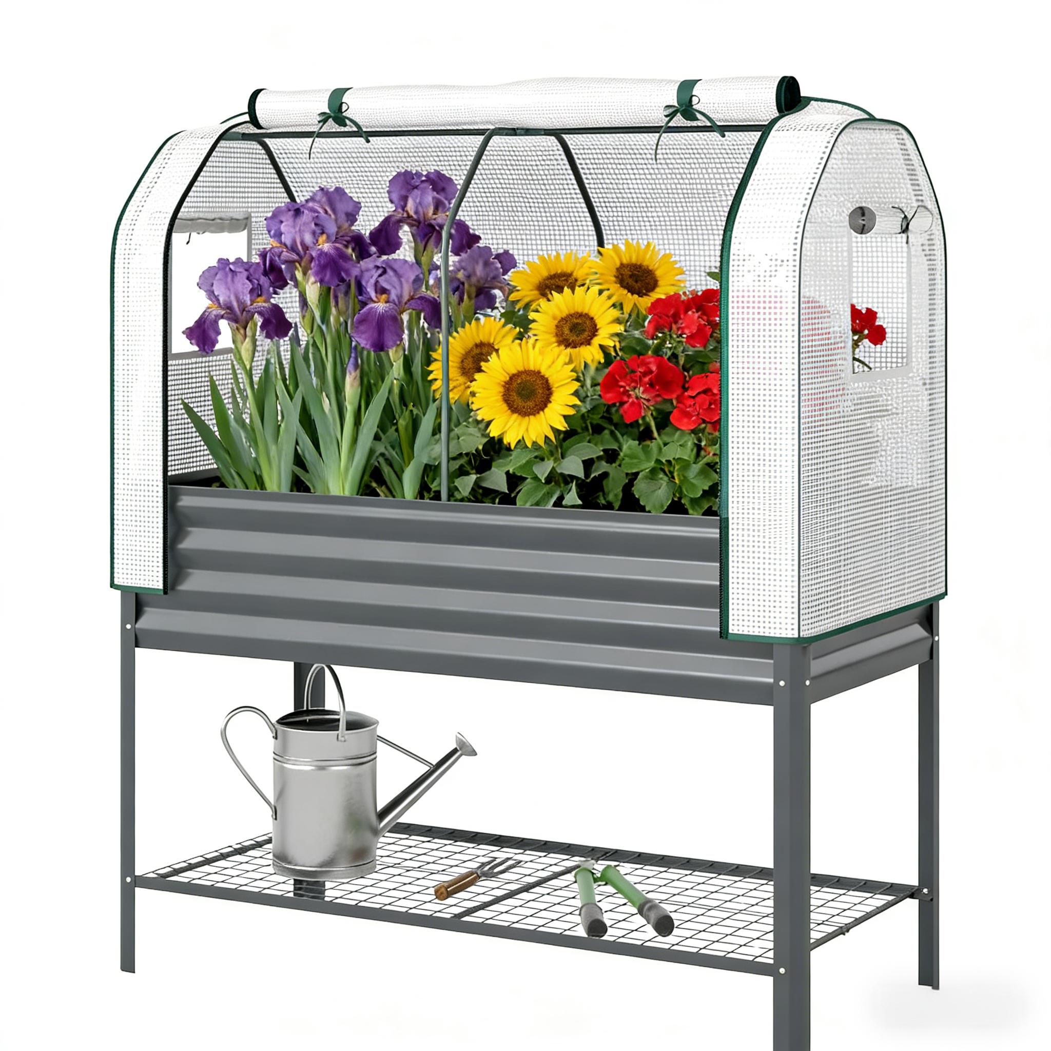 Blisstyle Convenient Flower Boxs Outdoor Plant Boxs Raised Garden Bed ...