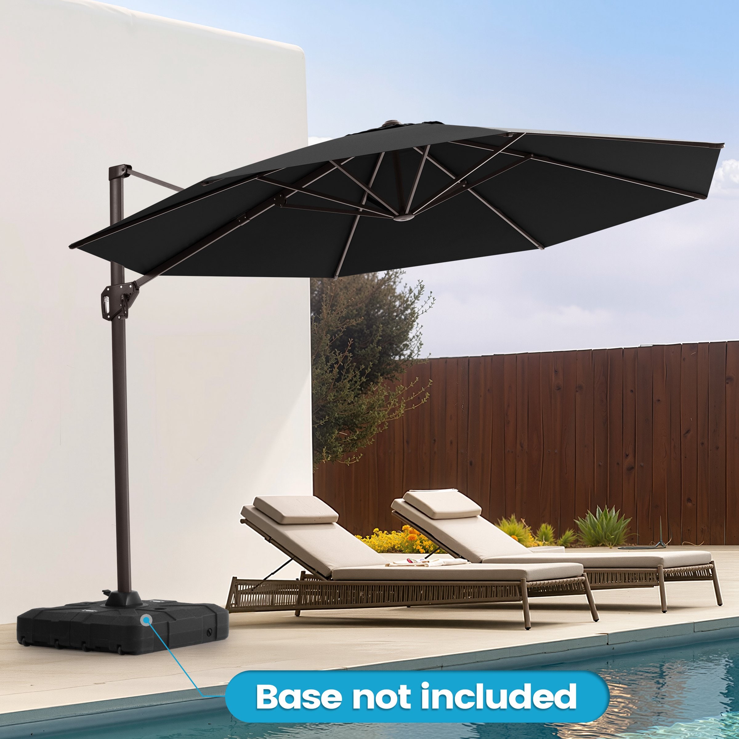 Patio Umbrella With Crank