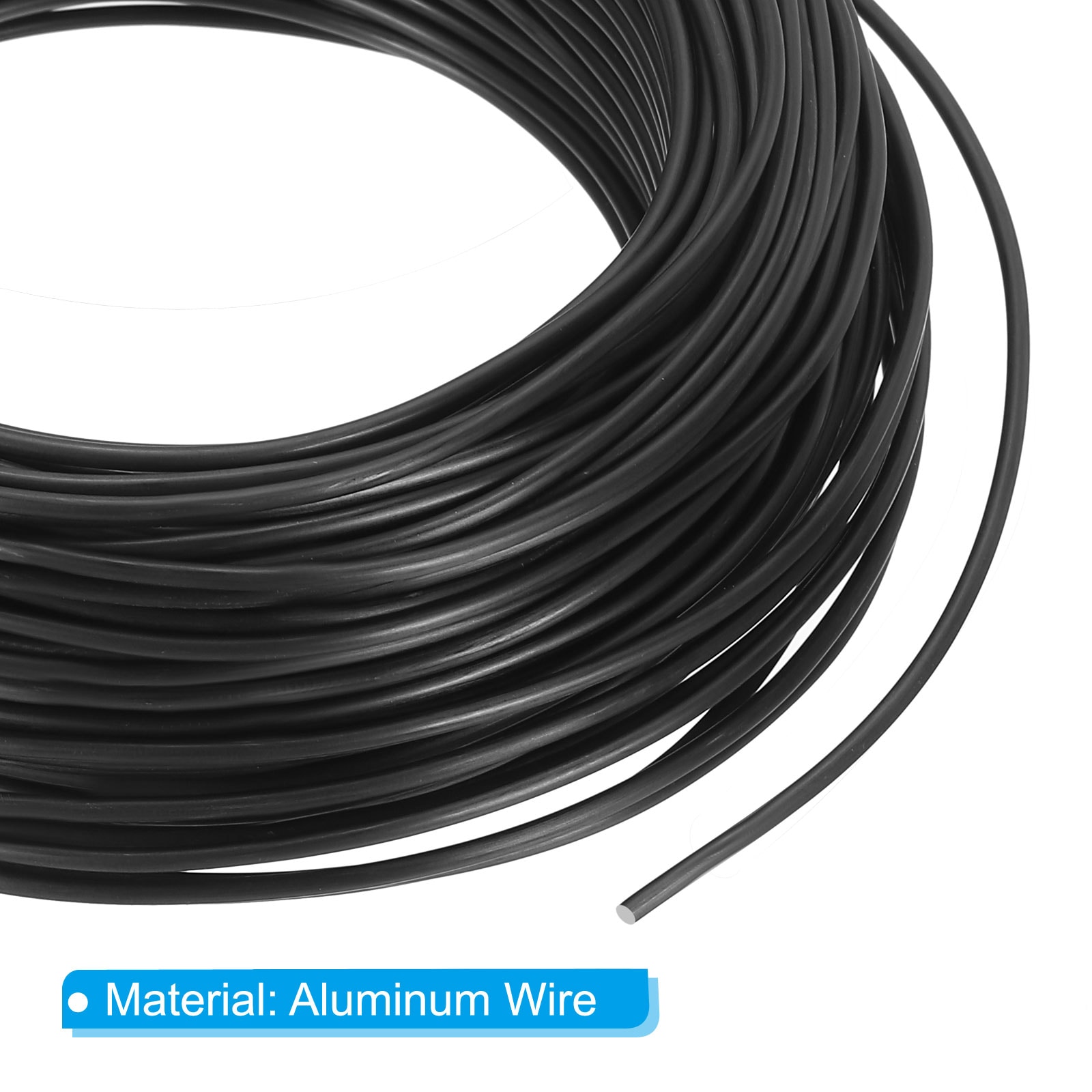 PATIKIL 2mm x 95-Foot Bonsai Training Wire Floral Wire Stems Anodized ...
