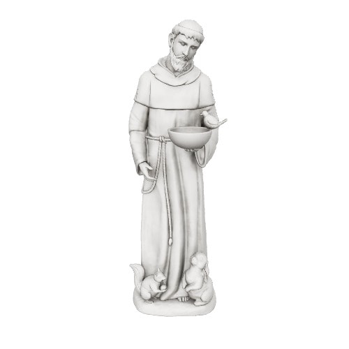 Design Toscano 28-in H x 10-in W Gray Religion Garden Statue LY815059 ...