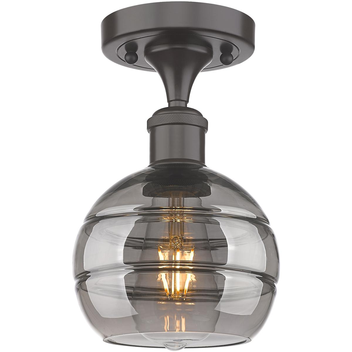 Innovations Lighting 516-1C-OB-G556-6SM Ballston Rochester Semi-Flush ...