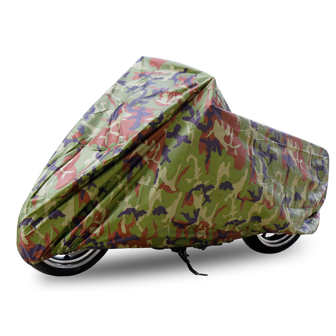 Unique Bargains XL 190T Rain Dust Motorcycle Cover Camouflage Outdoor ...