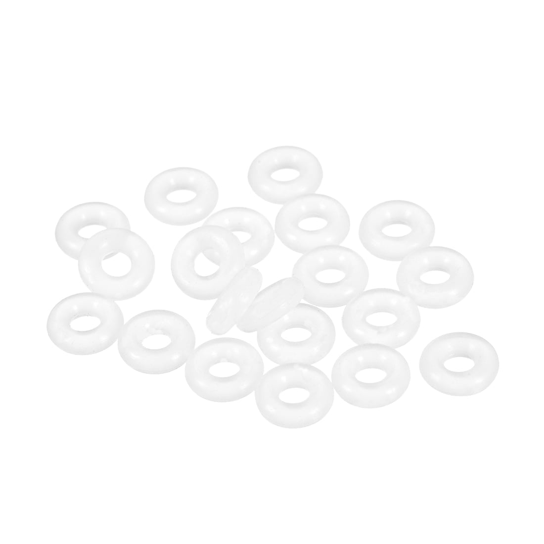 Unique Bargains Silicone O-Ring 10mm OD 4mm ID 3mm Width VMQ Seal Rings ...