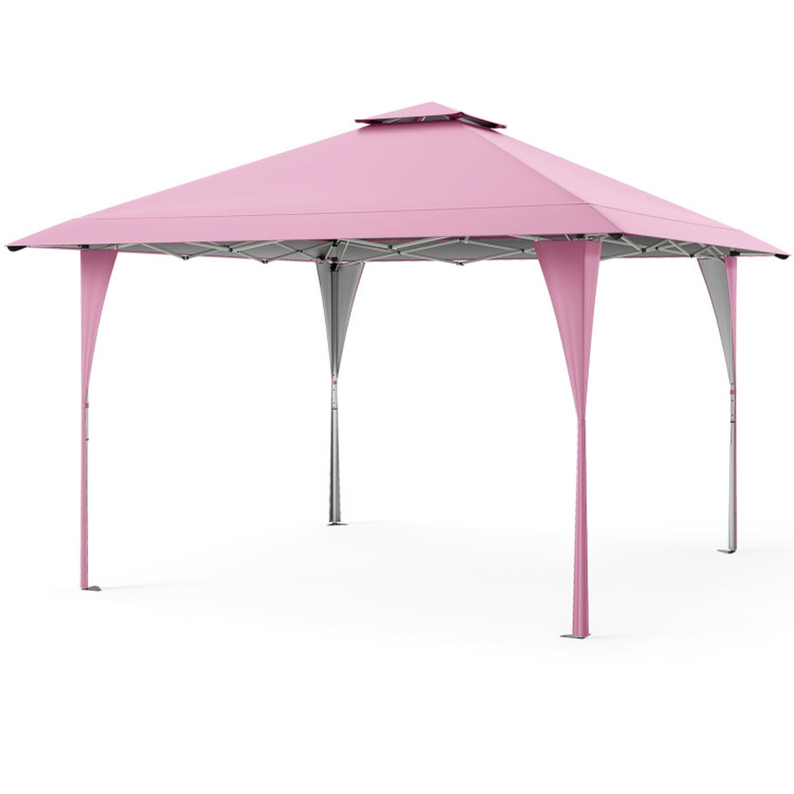 SUGIFT 13-ft x Pop up Gazebo with Portable Carrying Bag 8 Stakes and 4 ...