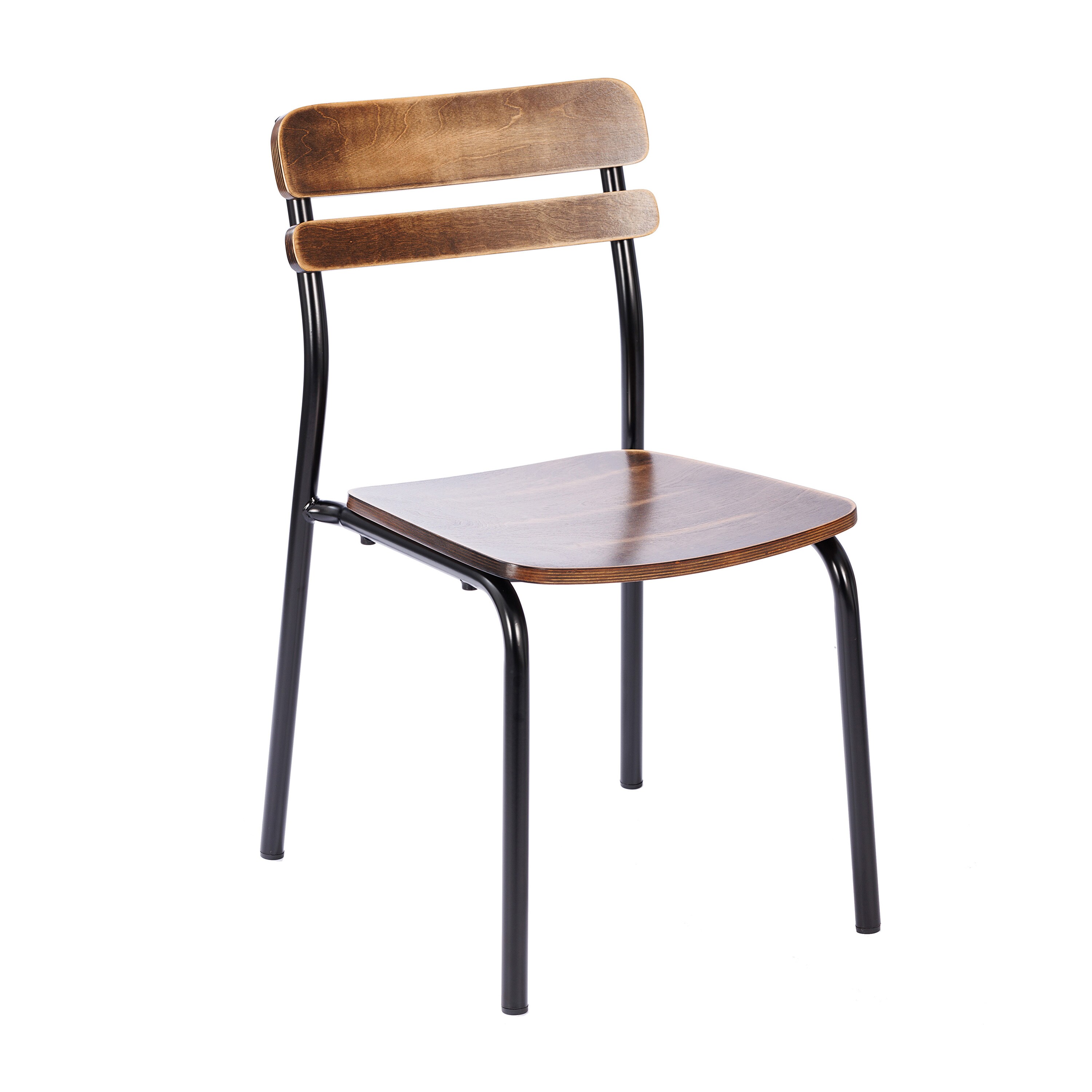 Flash Furniture Cyprus Commercial Grade Solid Wood Dining Chair with ...