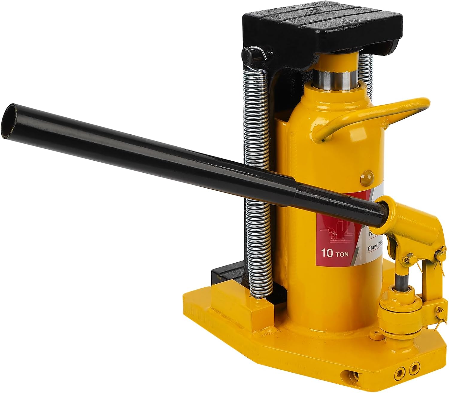 Garvee 10-Ton Hydraulic Toe Jack Lift-Manual Hand Pump Air Hydraulic ...