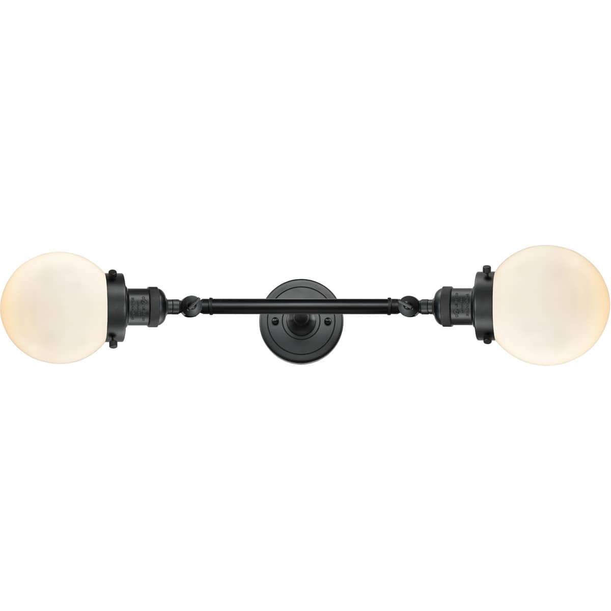 Innovations Lighting 208L-BK-G201-6-LED Franklin Restoration Beacon ...