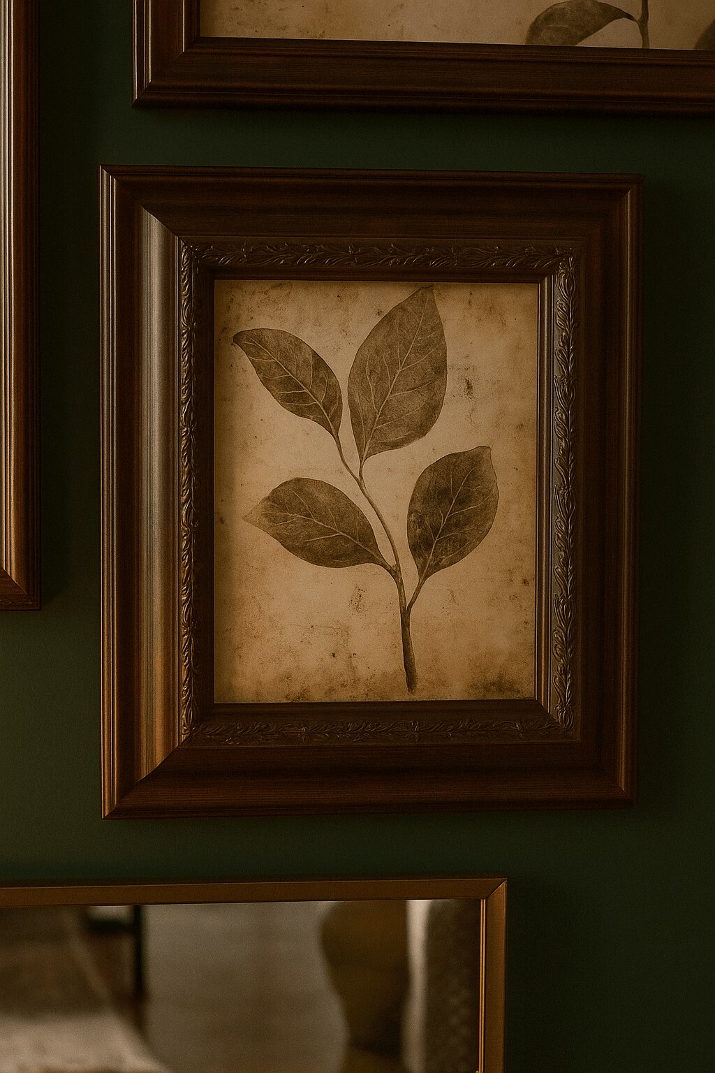 Craig Frames 14x22 Picture Frame Smoked Bronze Brown Pompeii Style 7167 ...