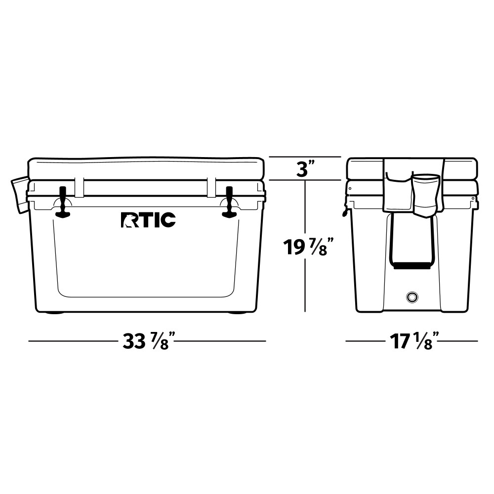 RTIC Outdoors Cooler Cushion White Seat cushion at Lowes.com