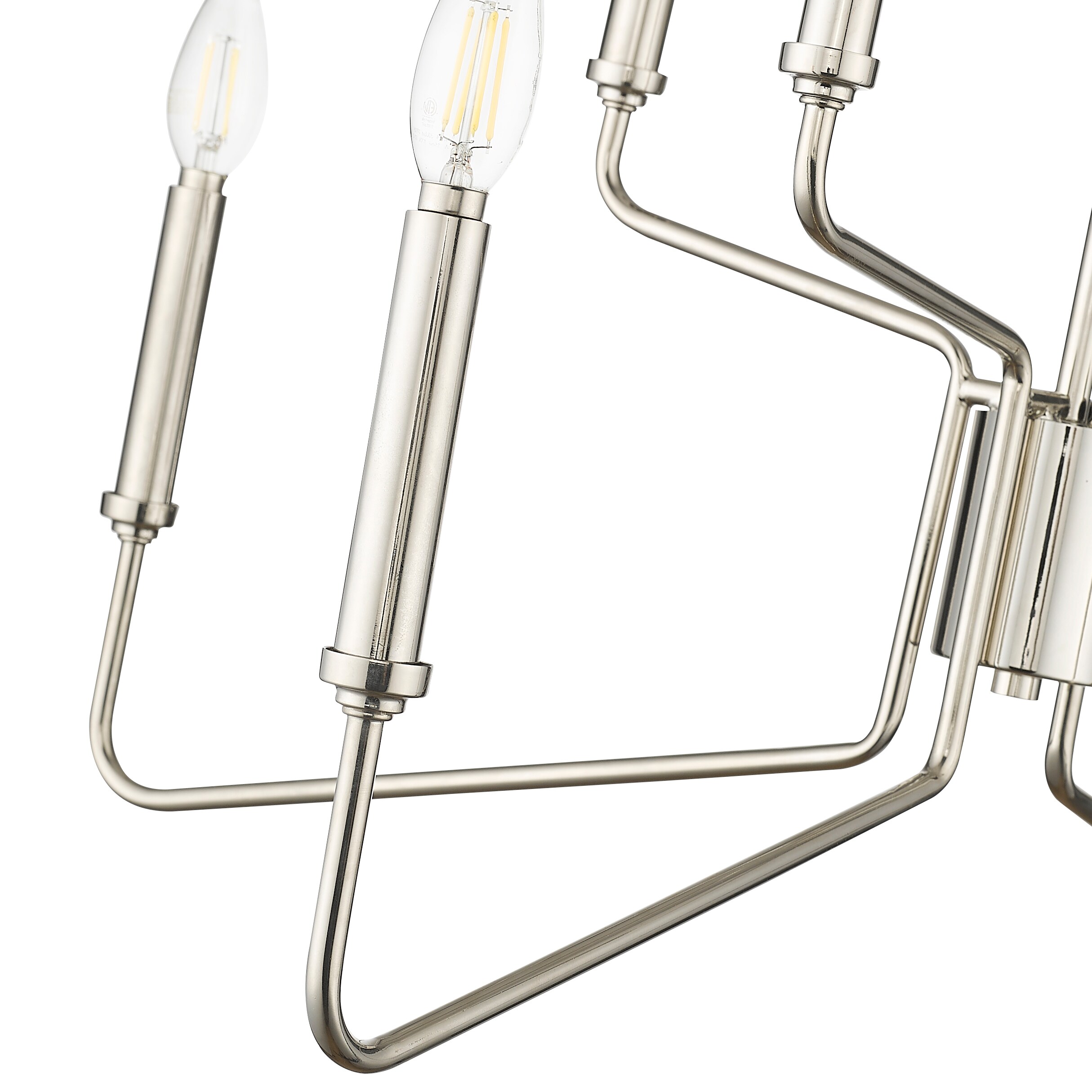Millennium Lighting Raven 8-Light Polished Nickel Transitional ...