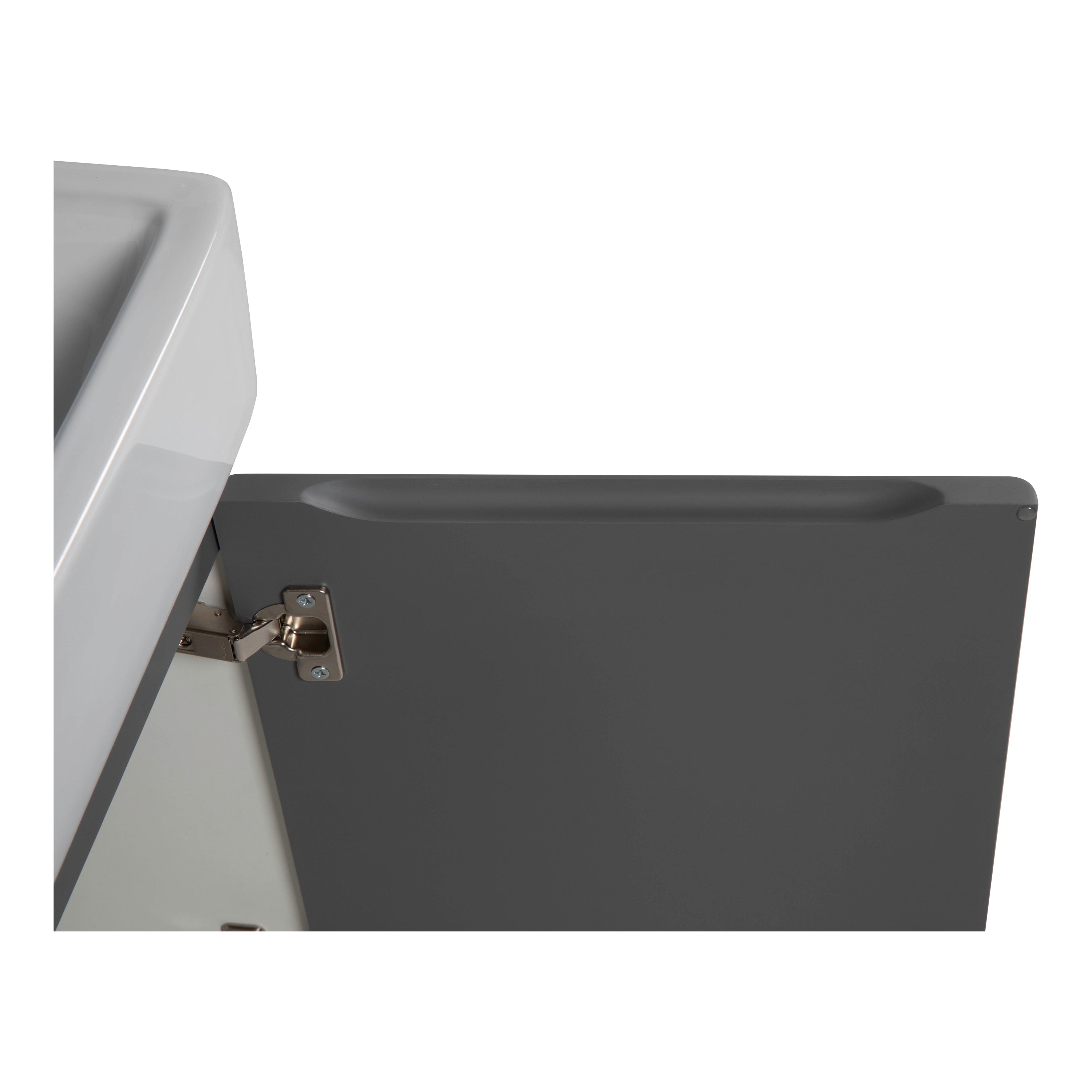 Bath Oasis Modern Wall-Mounted Bathroom MINI-Vanity with Washbasin ...