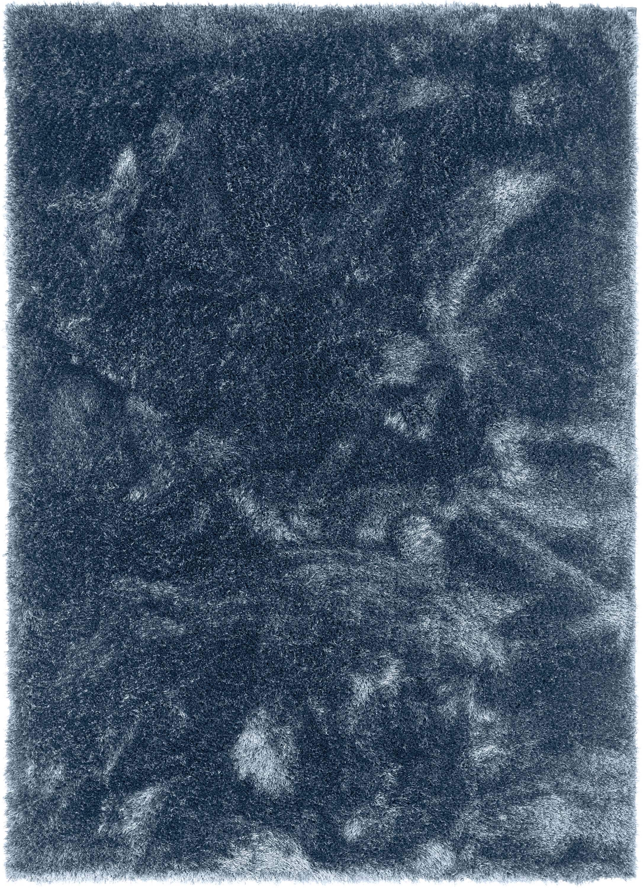 Well Woven Feather 8 x 10 (ft) Dark Blue Rectangular Indoor Solid Mid ...