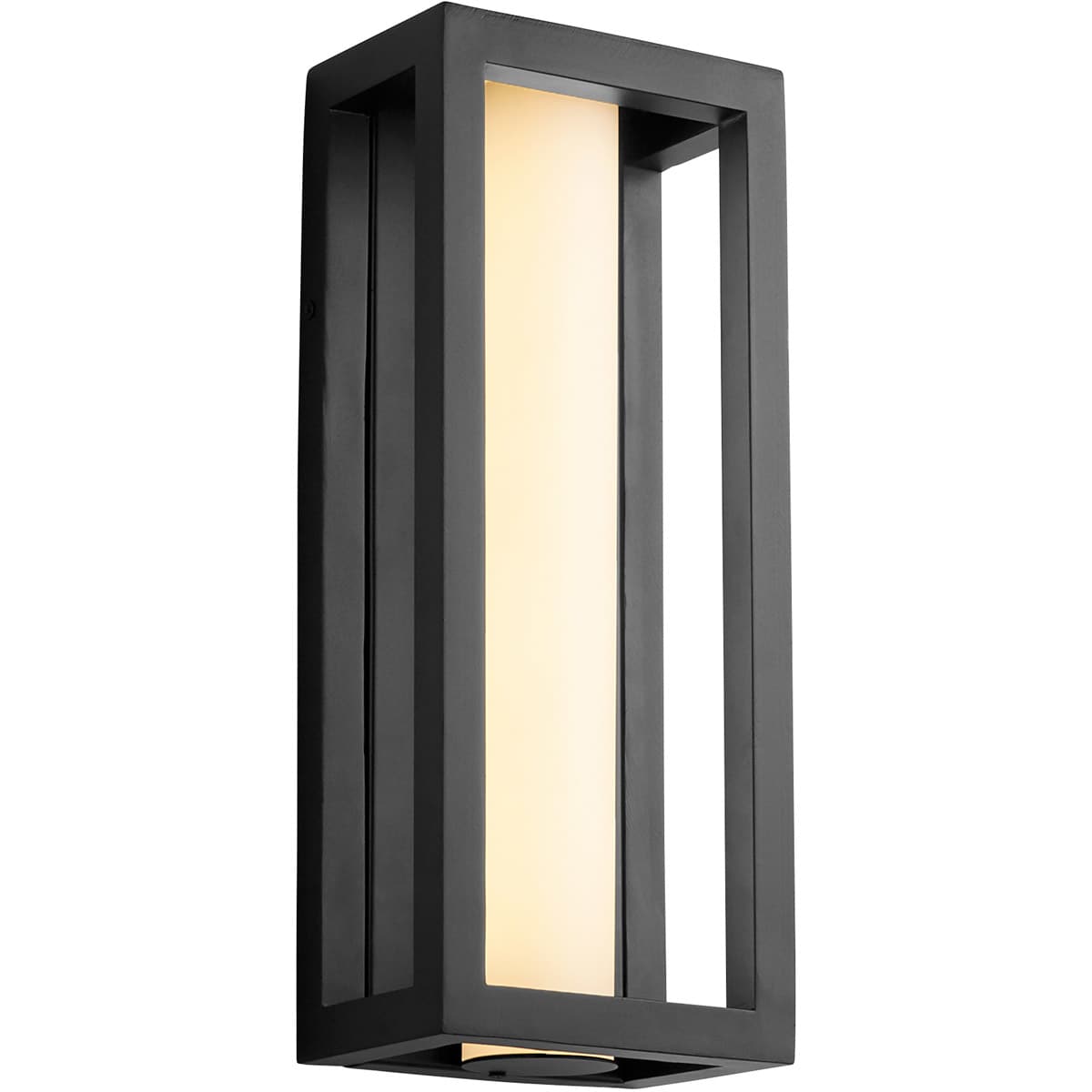 Oxygen Lighting 3-723-15 Aperto LED 16 inch Black Outdoor Wall Sconce ...
