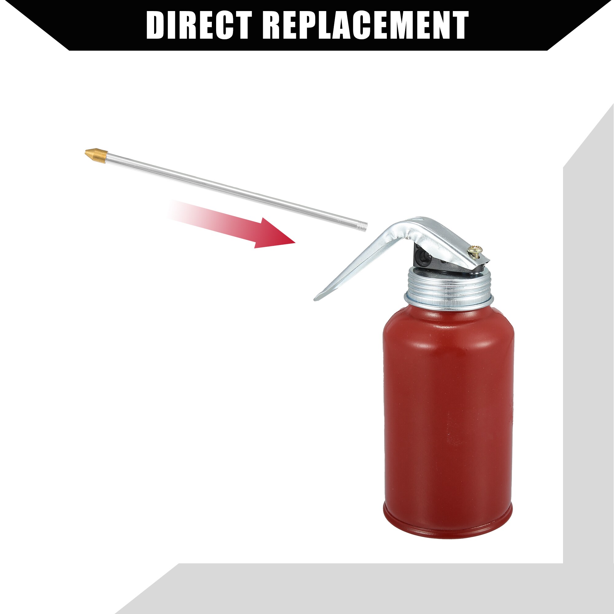 Unique Bargains Universal Oil Can Pump 300ML Pump Oil Can for Car ...