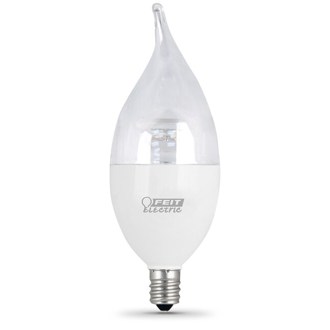 Feit Electric 60-Watt EQ Daylight Candelabra Base (E-12) Dimmable Light ... Feit Electric 60-Watt EQ Daylight Candelabra Base (E-12) Dimmable Light ...