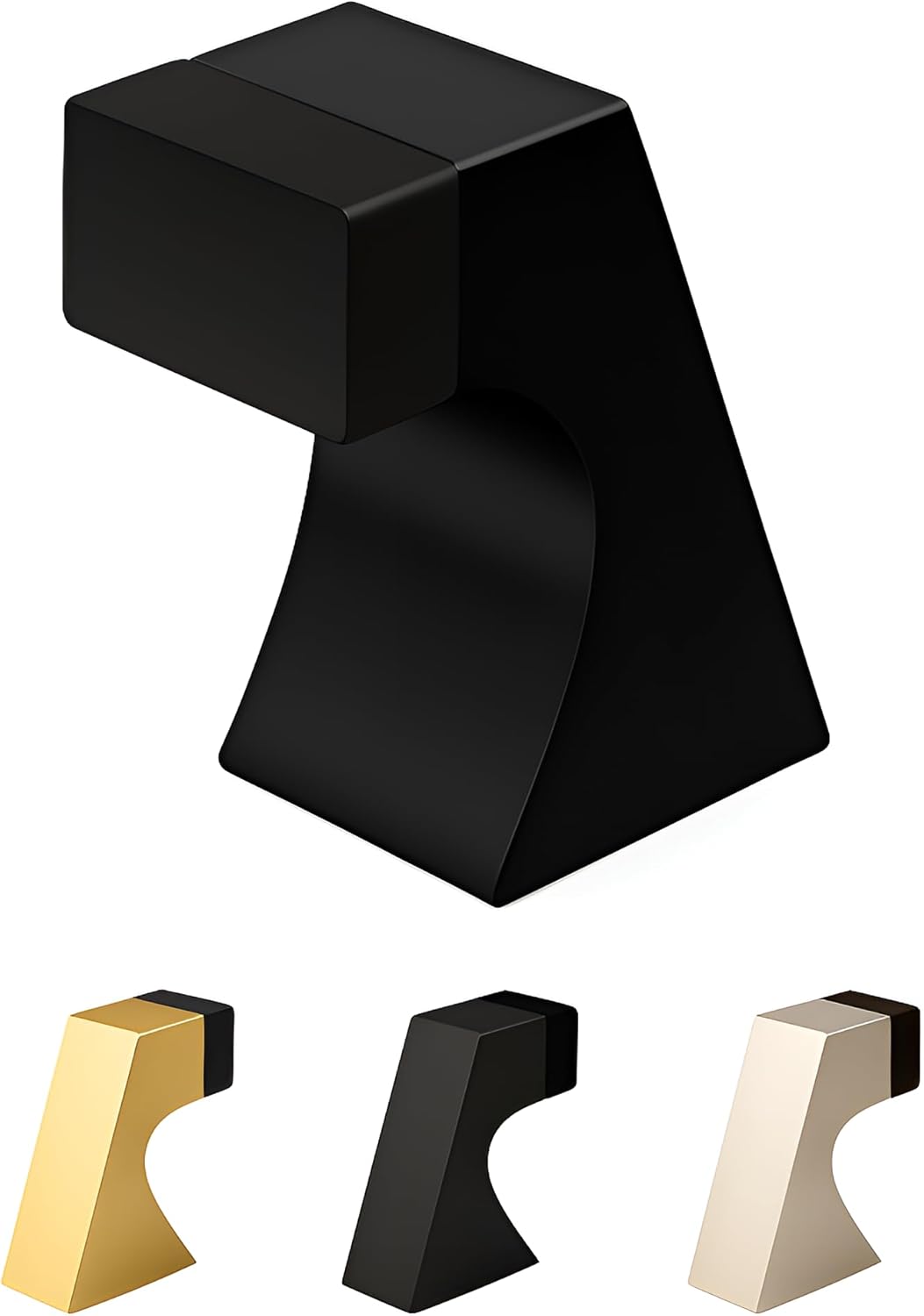 Mega Handles Curved Floor Door Stopper - Quickly Installed Wall ...