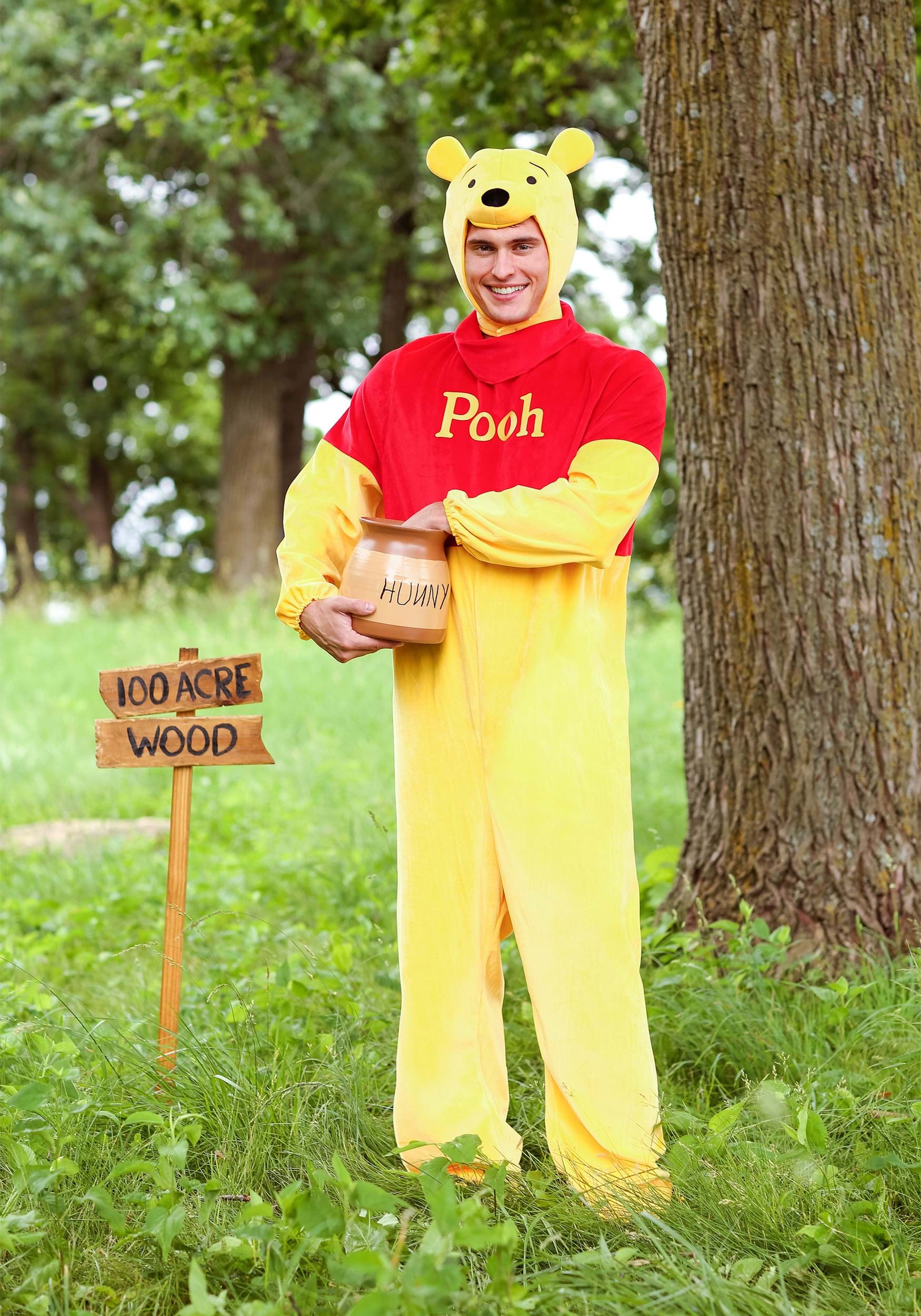 Disguise Limited Winnie the Pooh Deluxe Costume for Adults X-Large in ...