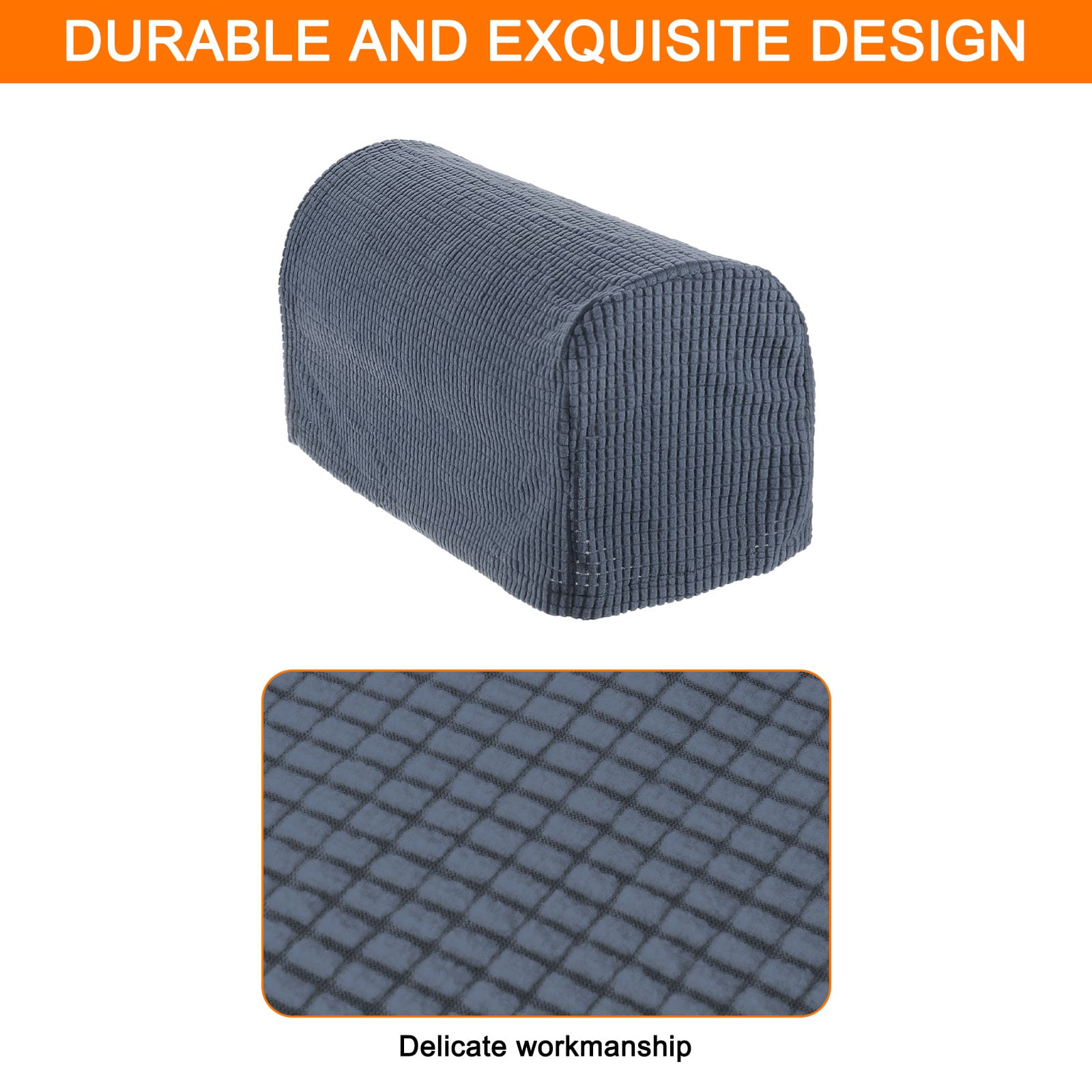 Unique Bargains Stretch Armrest Covers Armchair Anti-Slip for Chairs ...