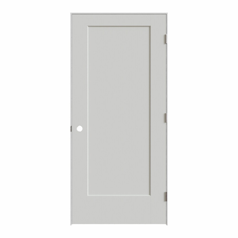 Masonite 36-in x 80-in Primed Hollow core 1-panel Left hand Smooth ...