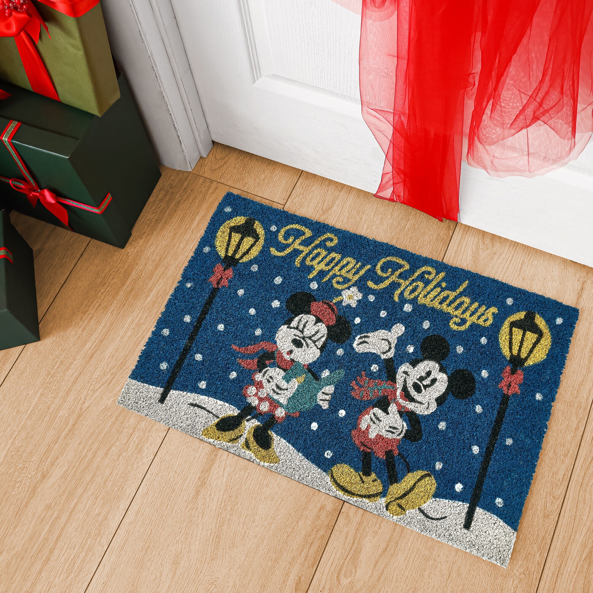 Disney 18-in x 30-in Multiple colors/finishes Coir Non-Slip Grip Indoor ...