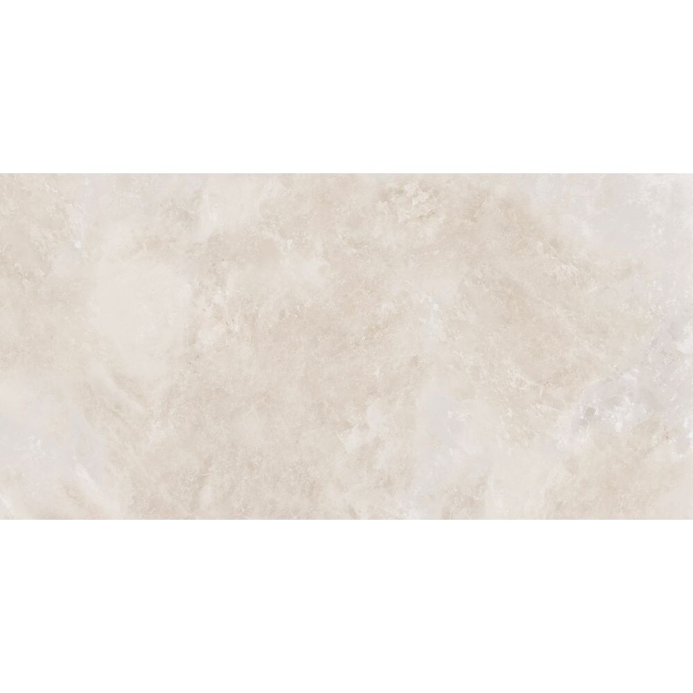 The Tile Life Sample - Nimbus Crema 4-in x 4-in Polished Porcelain ...