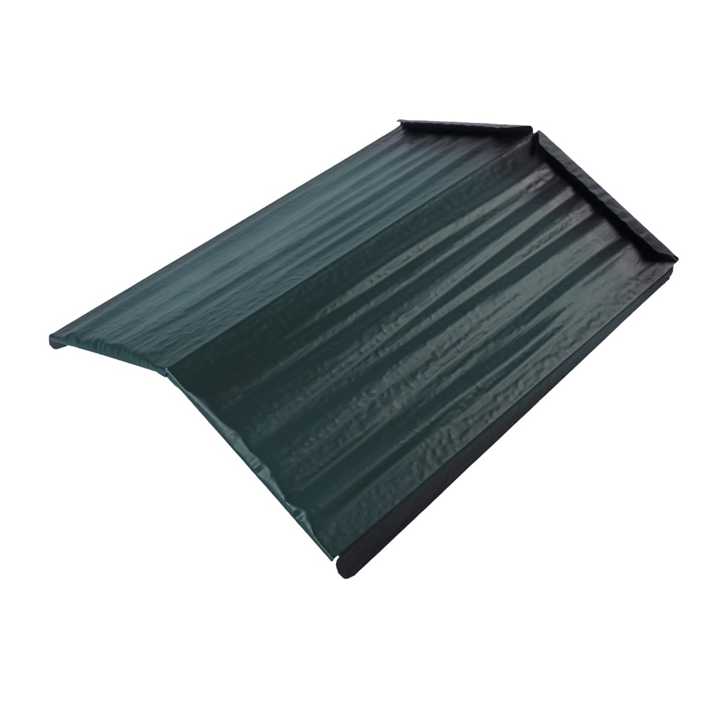 EDCO ArrowLine 10.25-in x 12-in Hartford Green Enhanced Steel Roof ...