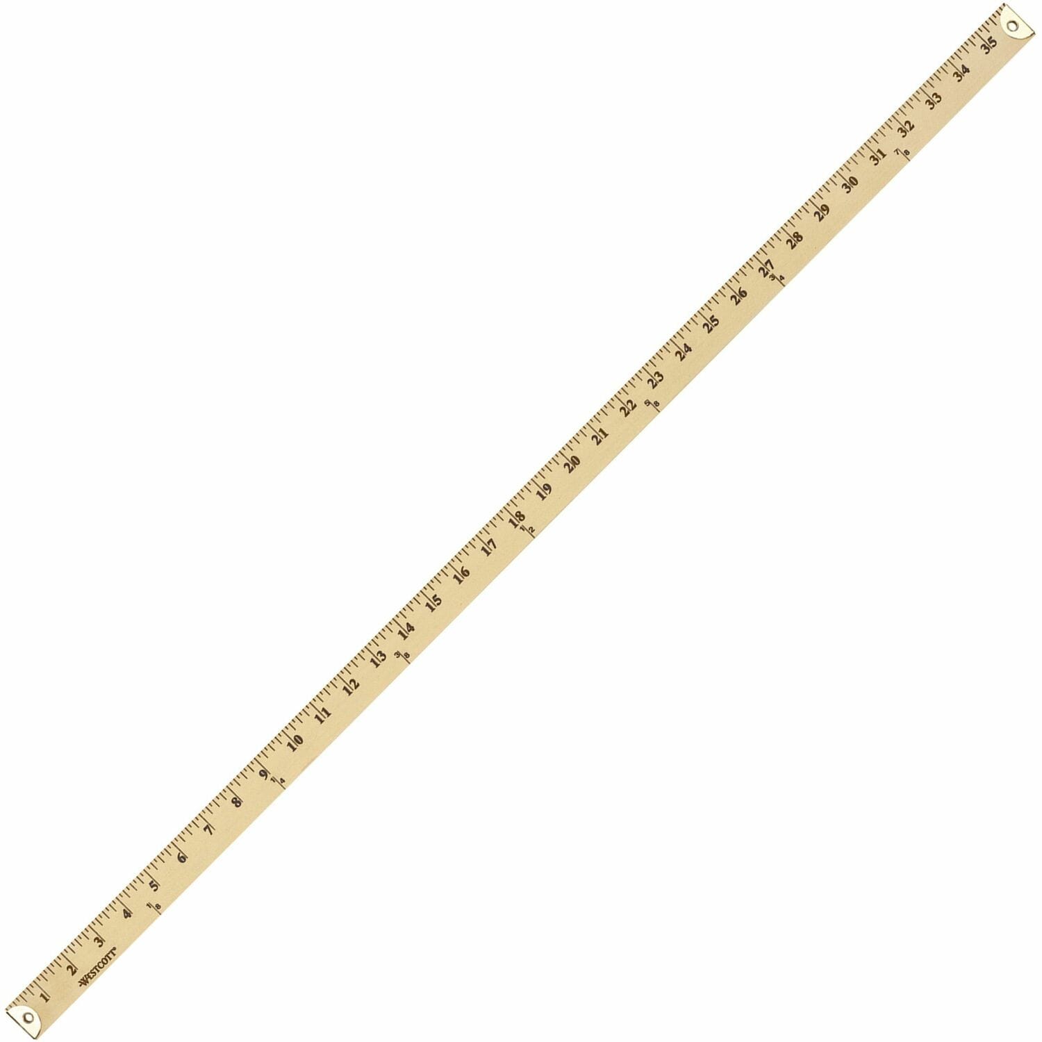 Westcott Wood Yardstick in Blue 36 Length x 1 Width in the Yardsticks ...