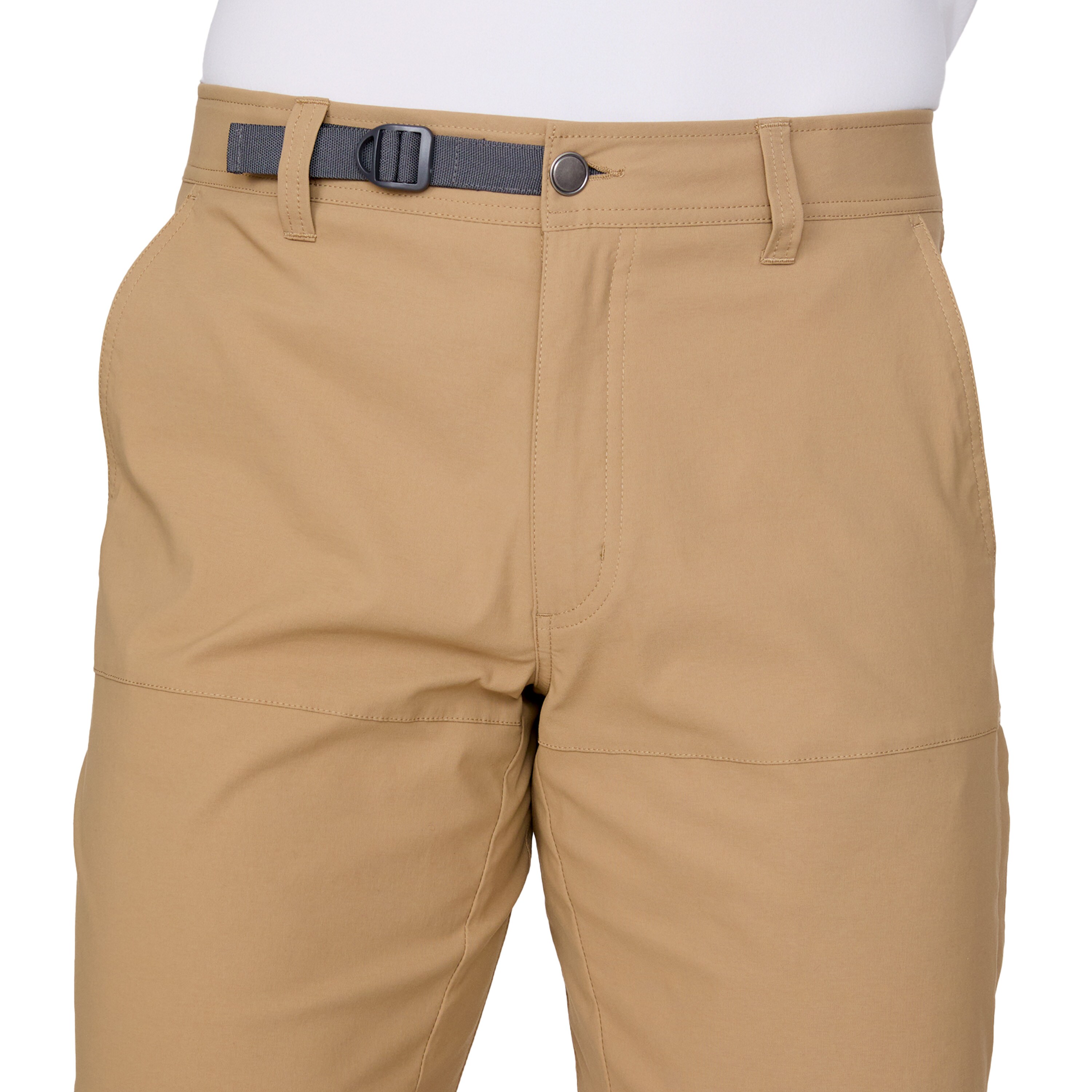 Free Country Stretch Tech Men's Khaki Woven 9-in Board shorts ( Size ...