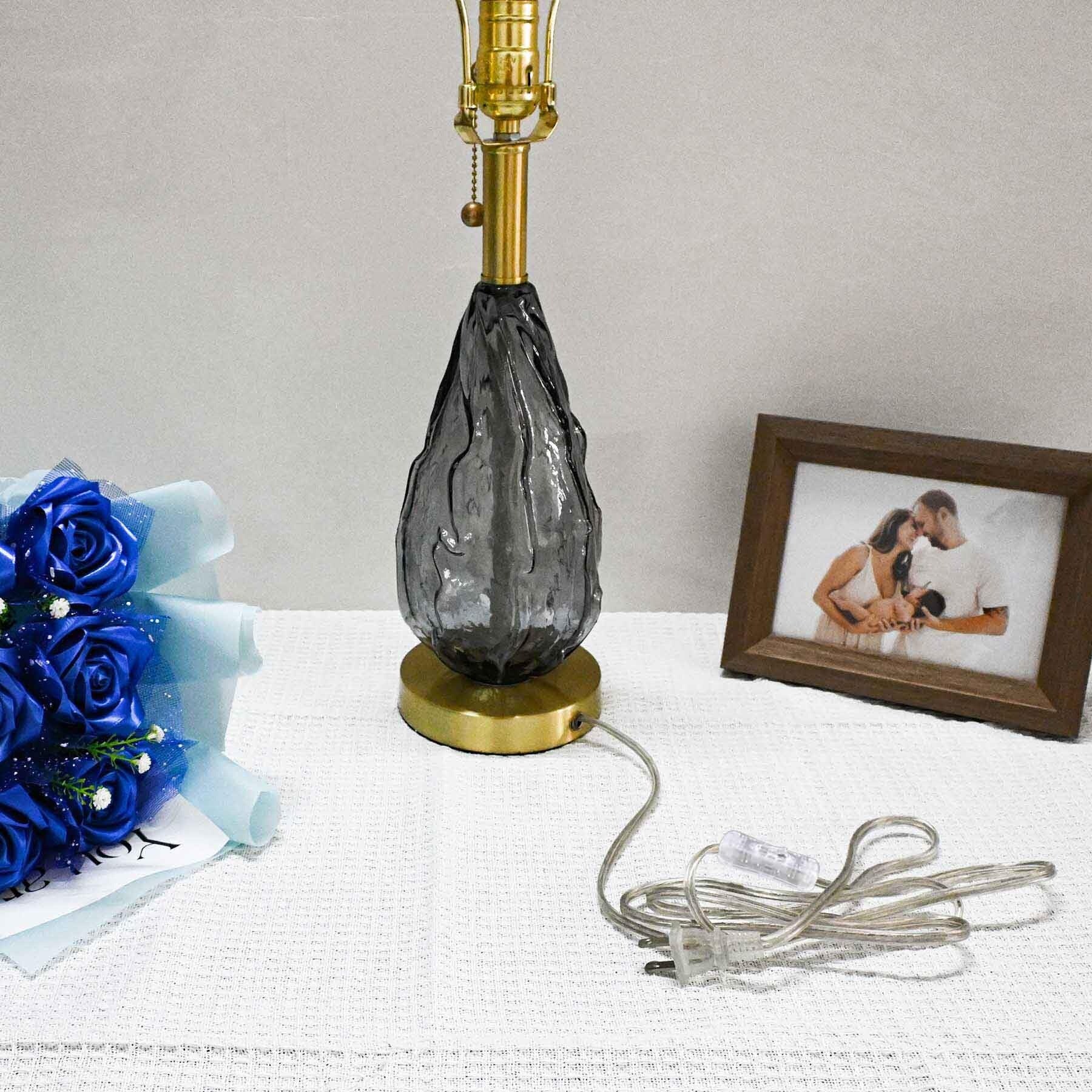 Oyezvary 2 Pack Clear Lamp Cord with On Off Button Switch 8 Foot SPT-1 ...