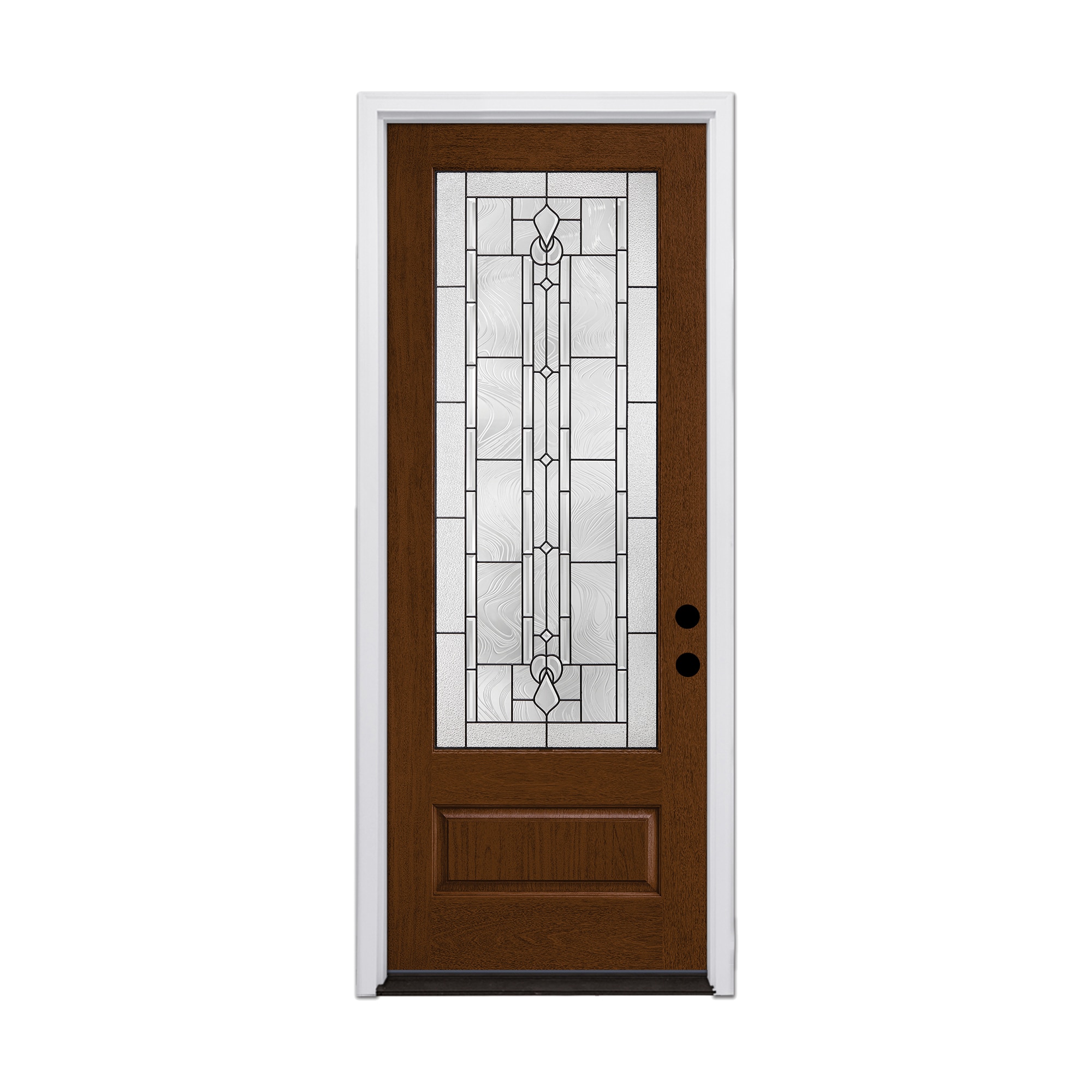 Therma-Tru Lucerna 36-in x 96-in x 6-9/16-in Fiberglass Left-hand ...