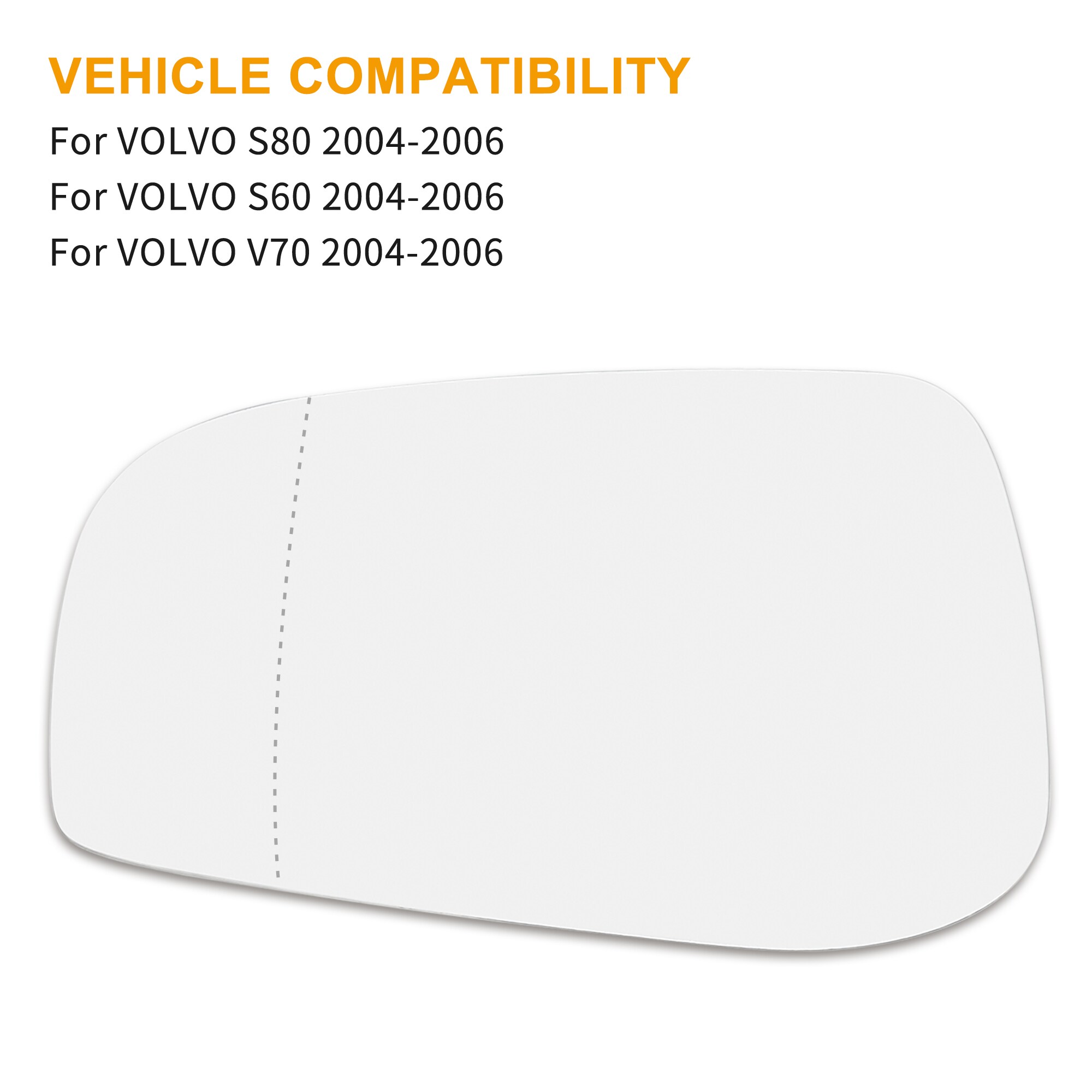 Unique Bargains Driver Left Side Rearview Replacement Mirror Glass W ...