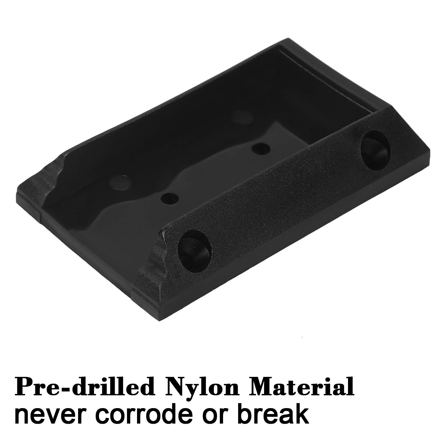 Aoibox 40 Pack Nylon Deck Railing Bracket Connectors for 2x4 or 2x6 ...