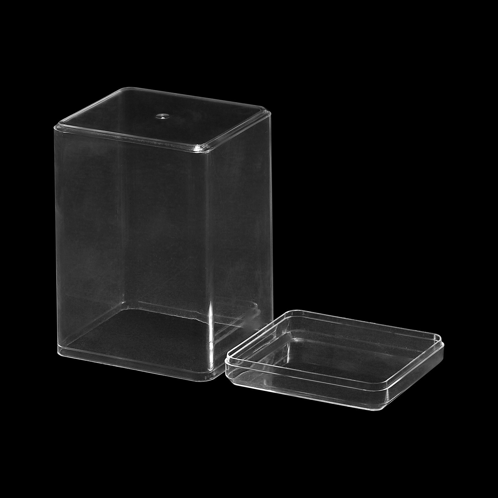 Unique Bargains Clear Acrylic Display Case 2.5 Inchx3.8 Inchx2.2 Inch ...