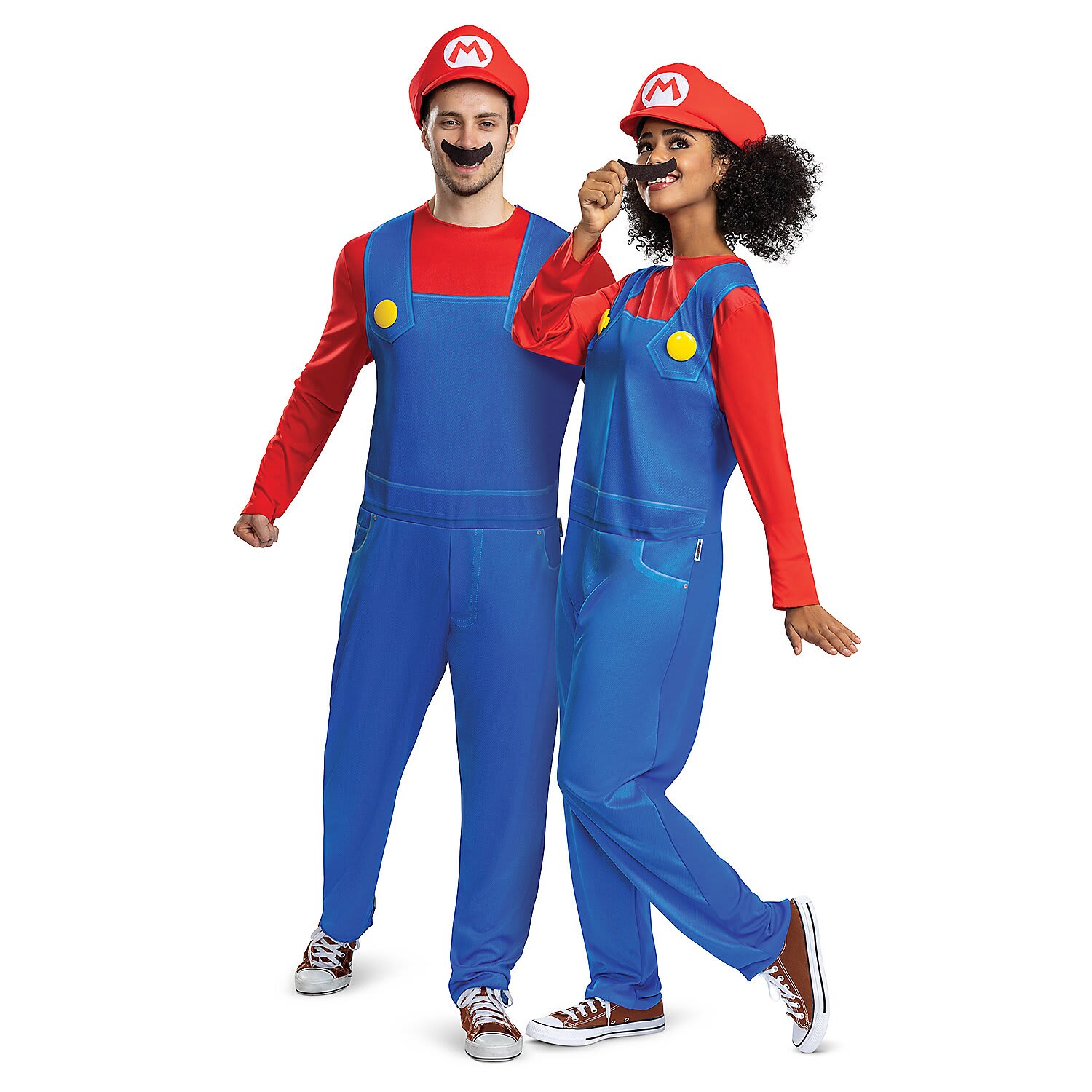 Disguise Adults Classic Elevated Super Mario Bros Mario Costume - XS ...