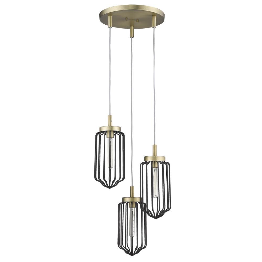 Acclaim Lighting Reece 3 -Light Brass Mid-century For Use in Bathrooms ...