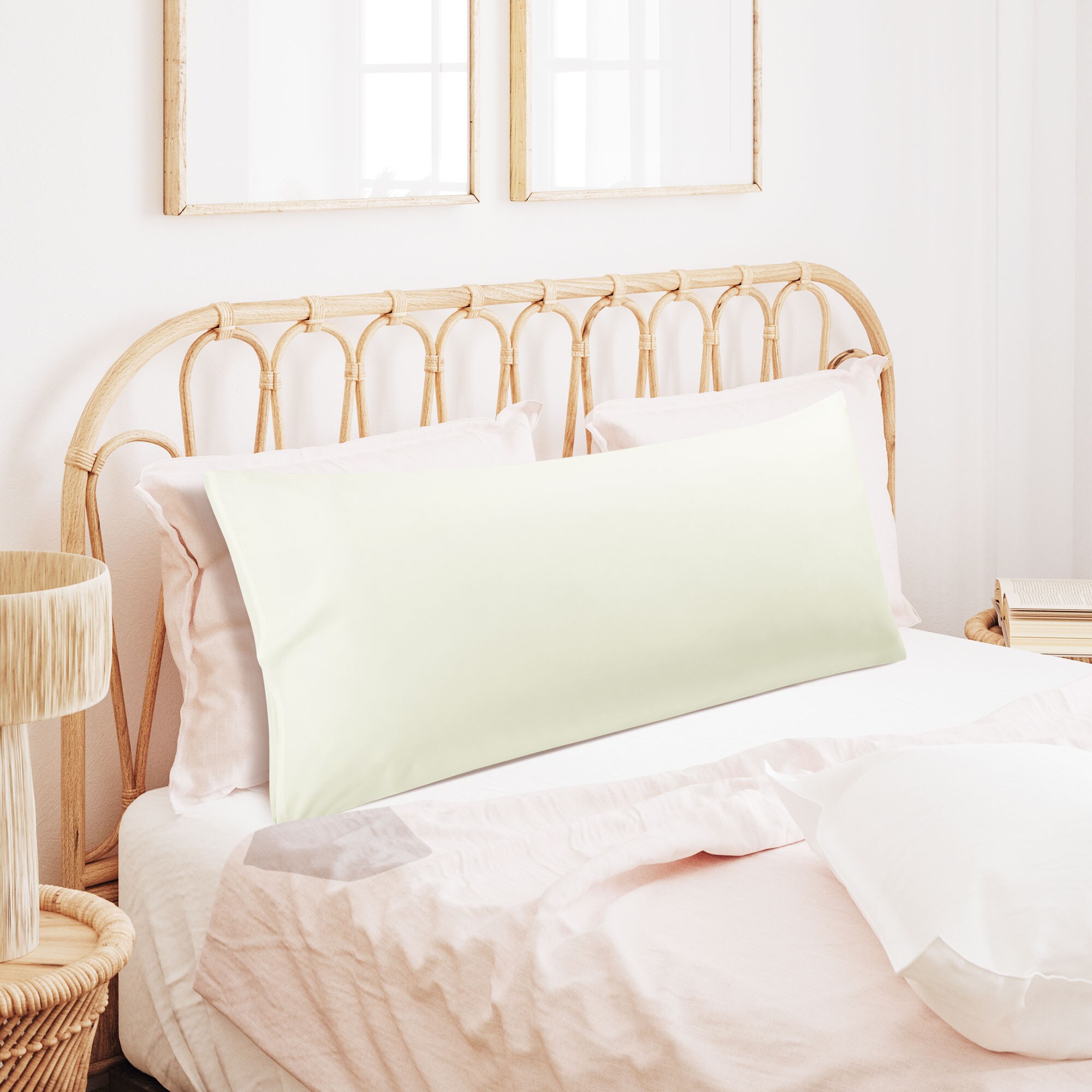Unique Bargains Body Pillow Case Microfiber Pillowcases Weave for 90 ...