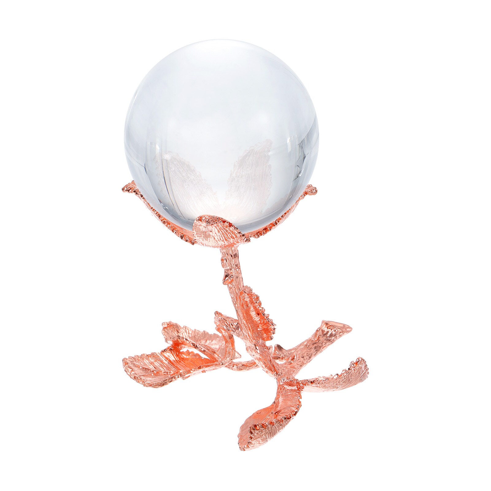 Unique Bargains Alloy Crystal Ball Display Holder Medium Size Light ...