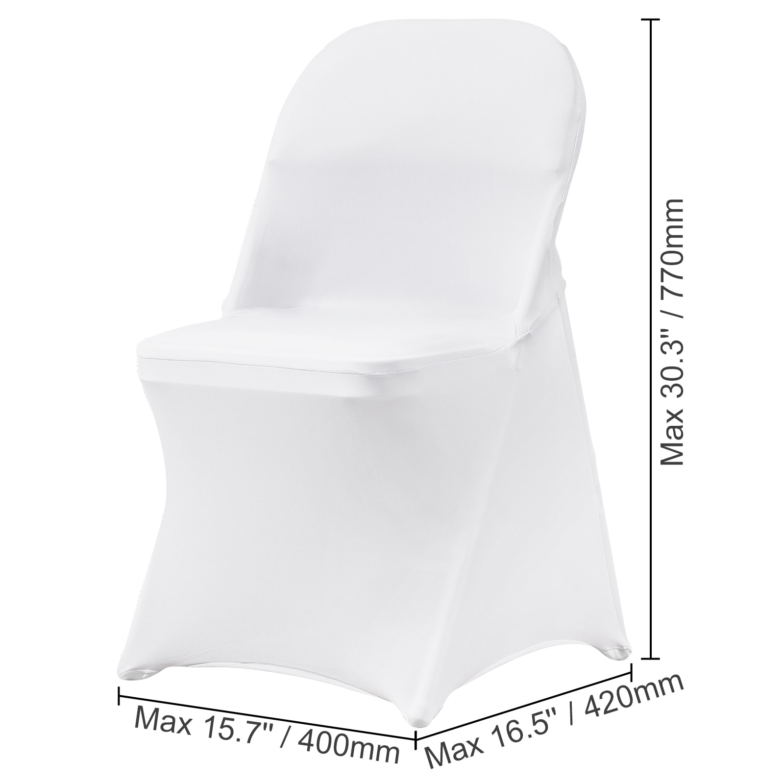 GIVIMO Stretch Spandex Folding Chair Covers Universal Fitted Chair ...