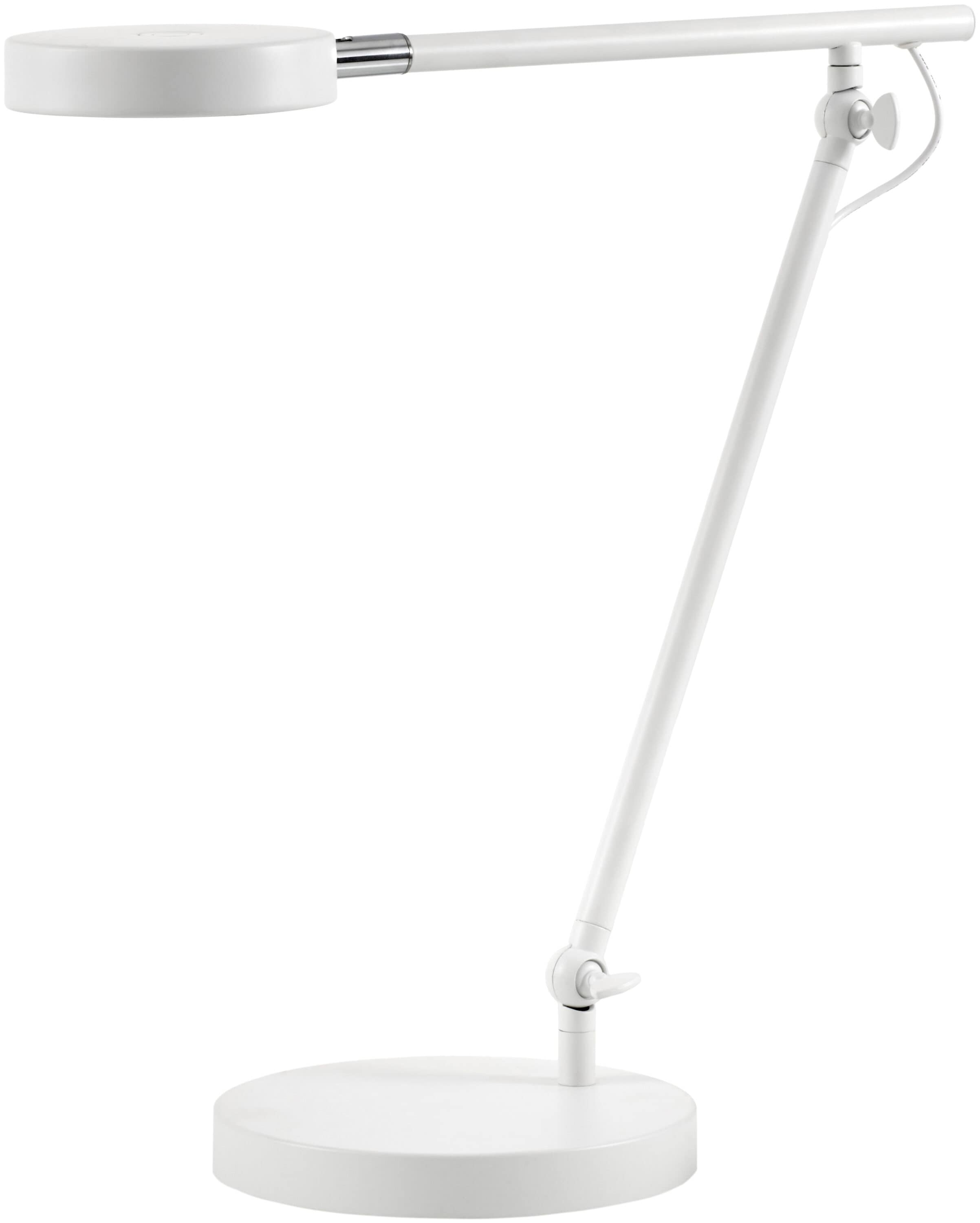 Livabliss Bronwen 25-in White LED On/Off switch Table Lamp with Metal ...