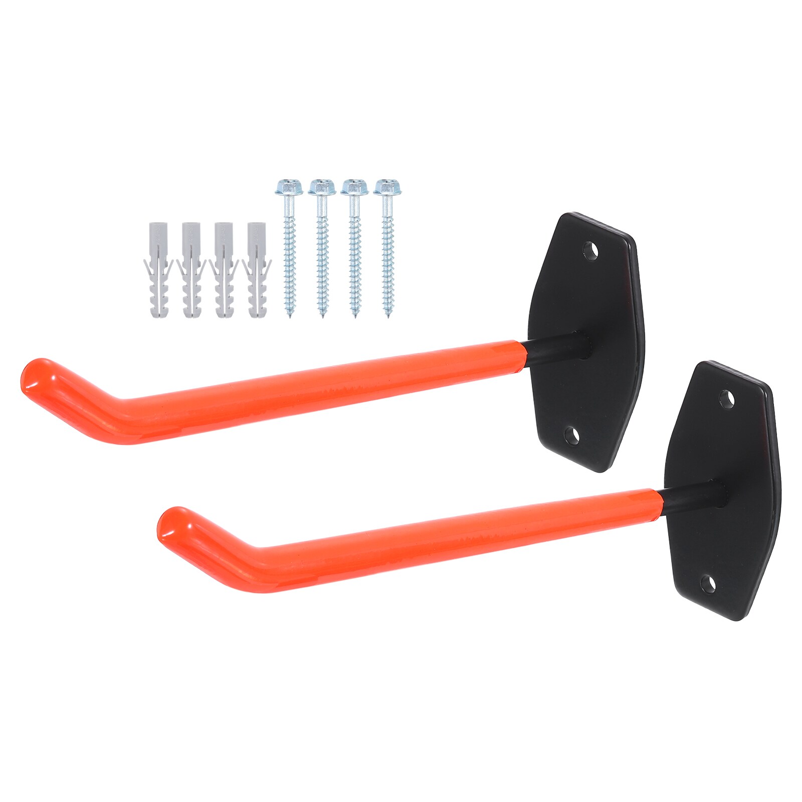 Unique Bargains 2 Pcs 10.04 Inch Long Garage Hooks Heavy Duty Slat Wall ...