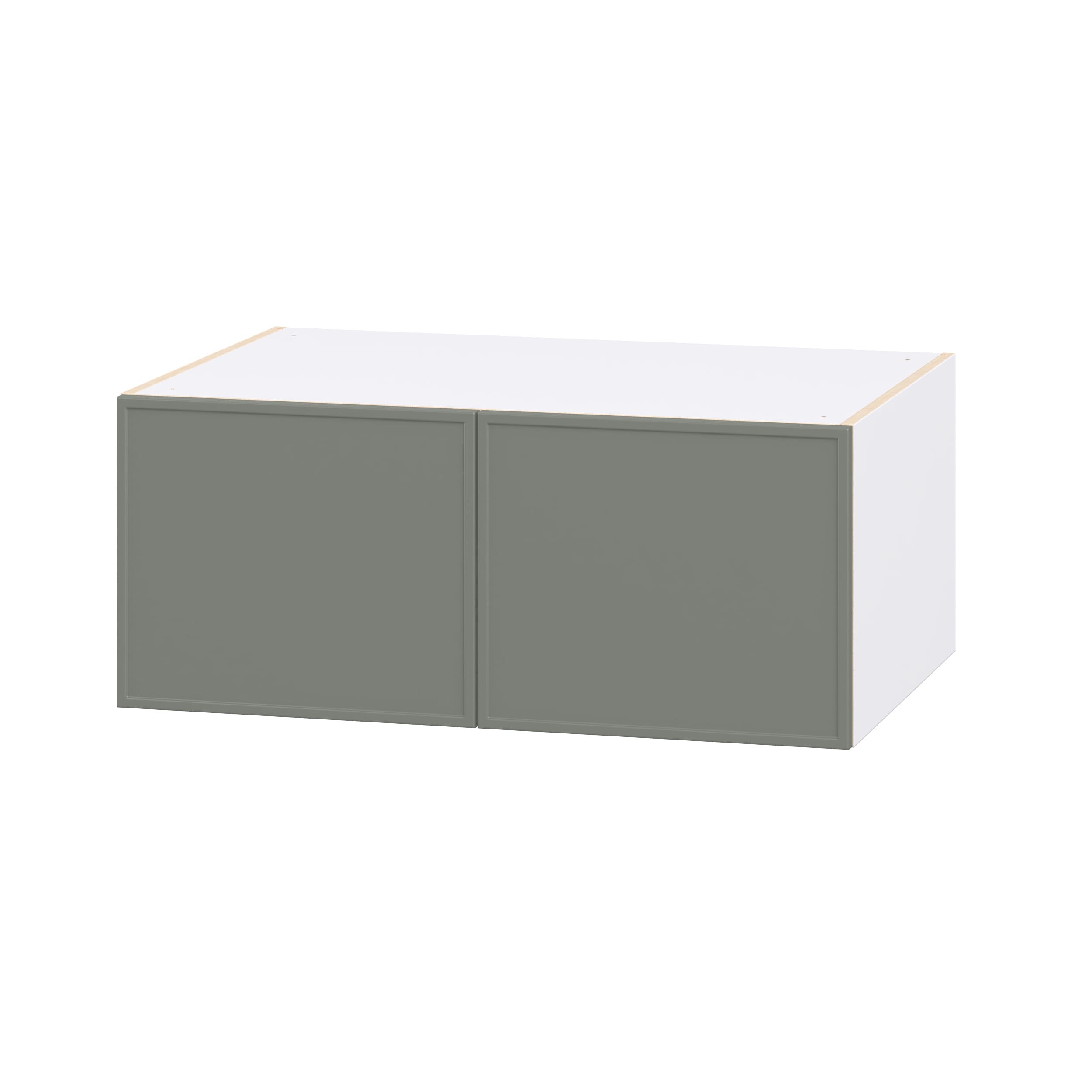 Hugo&Borg Concord 36-in W x 15-in H x 24.66-in D Moss Green Painted ...
