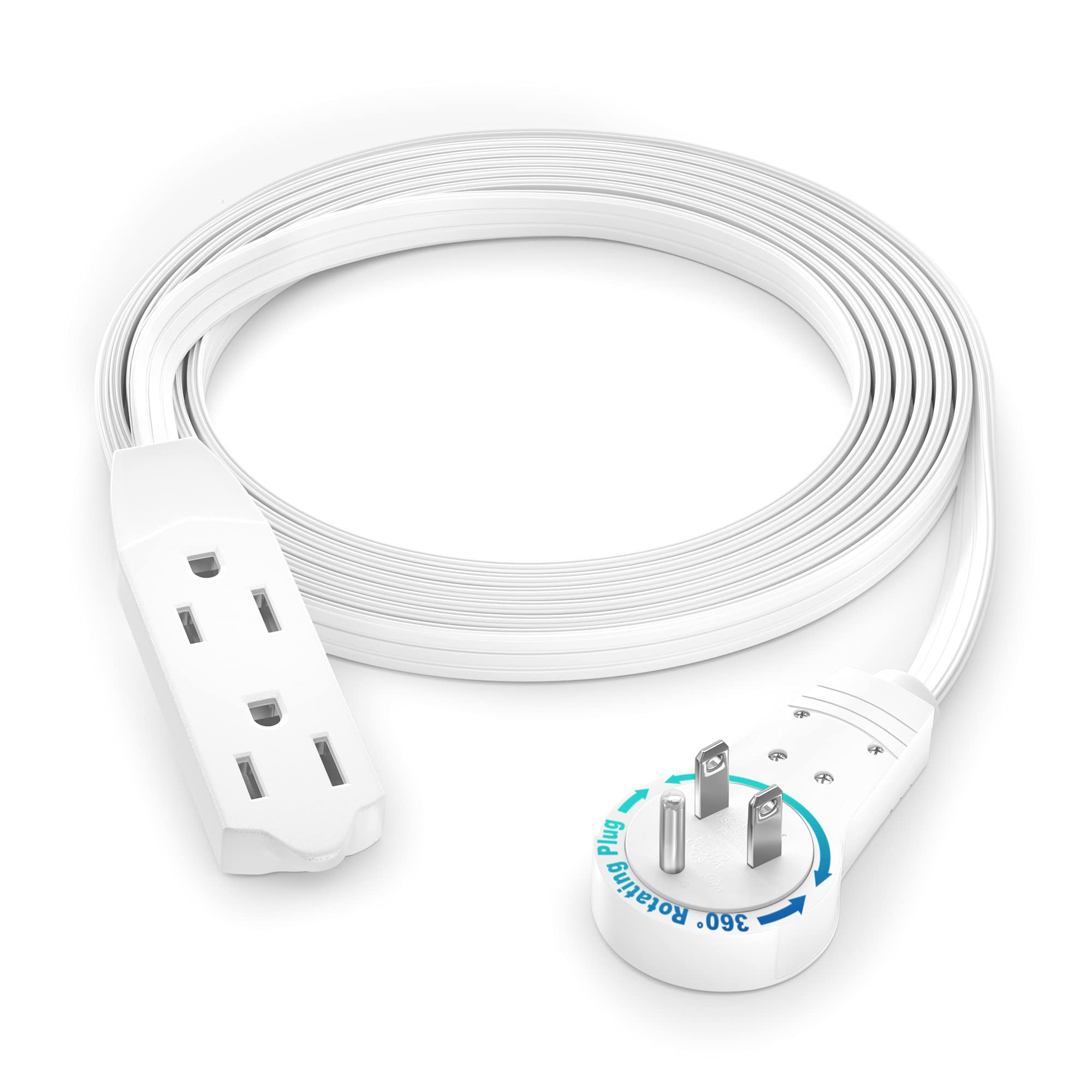 Maximm Flat plug extension cord Extension Cords at Lowes.com