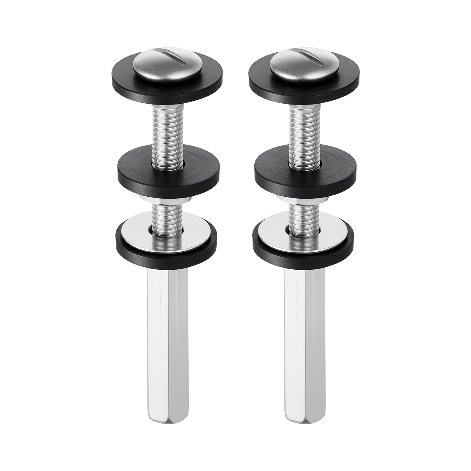 GIVIMO Universal Toilet Seat Bolts Kit 2-pc Metal Heavy Duty Toilet ...