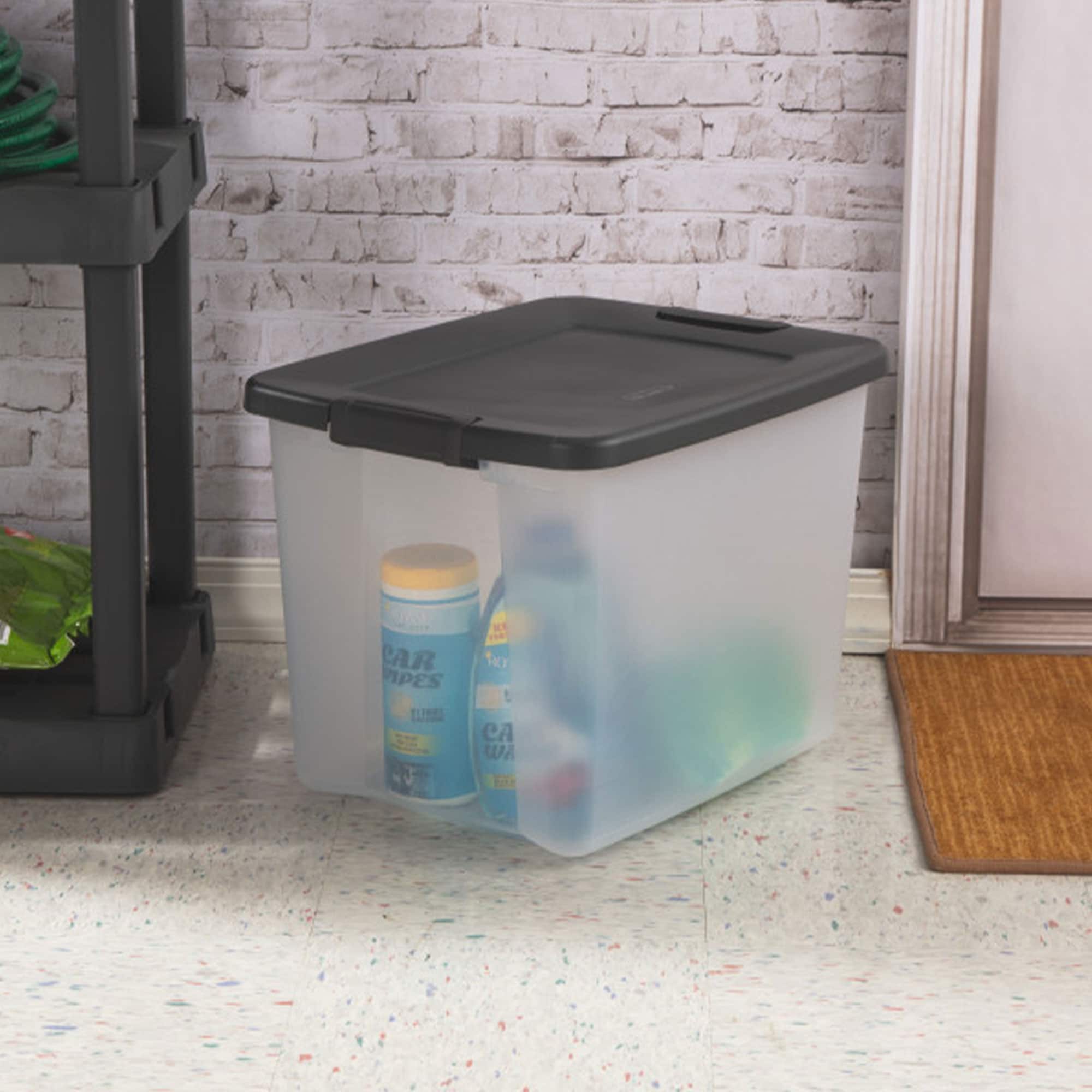 Sterilite 6 -Pack Sterilite Medium 12.5 -Gallons ( 50 -Quarts ) Clear ...
