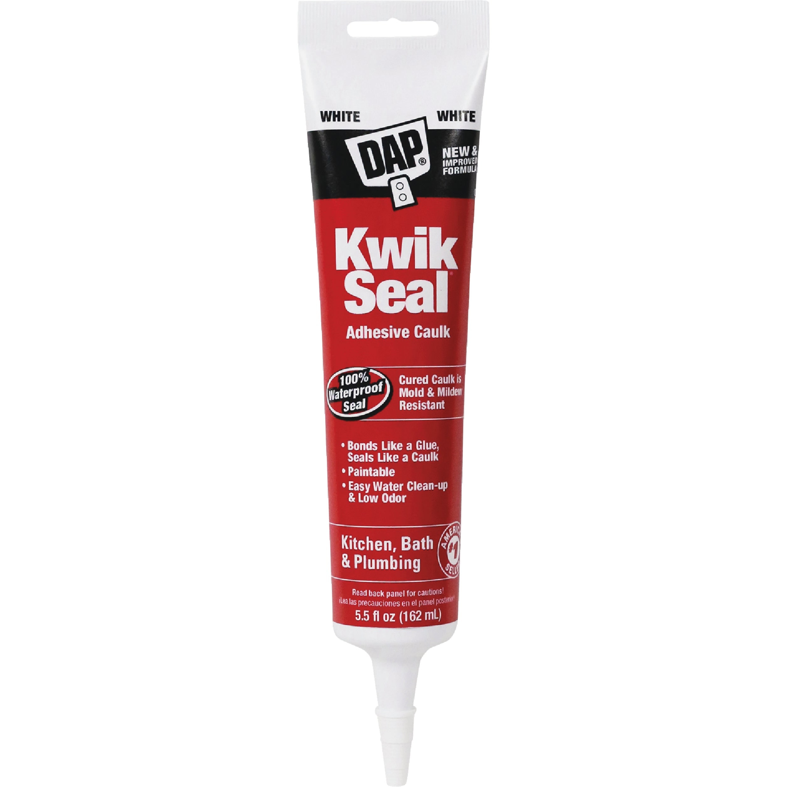 DAP Kwik Seal Tub Tile Caulk White 5.5 oz in the Caulk department at ...