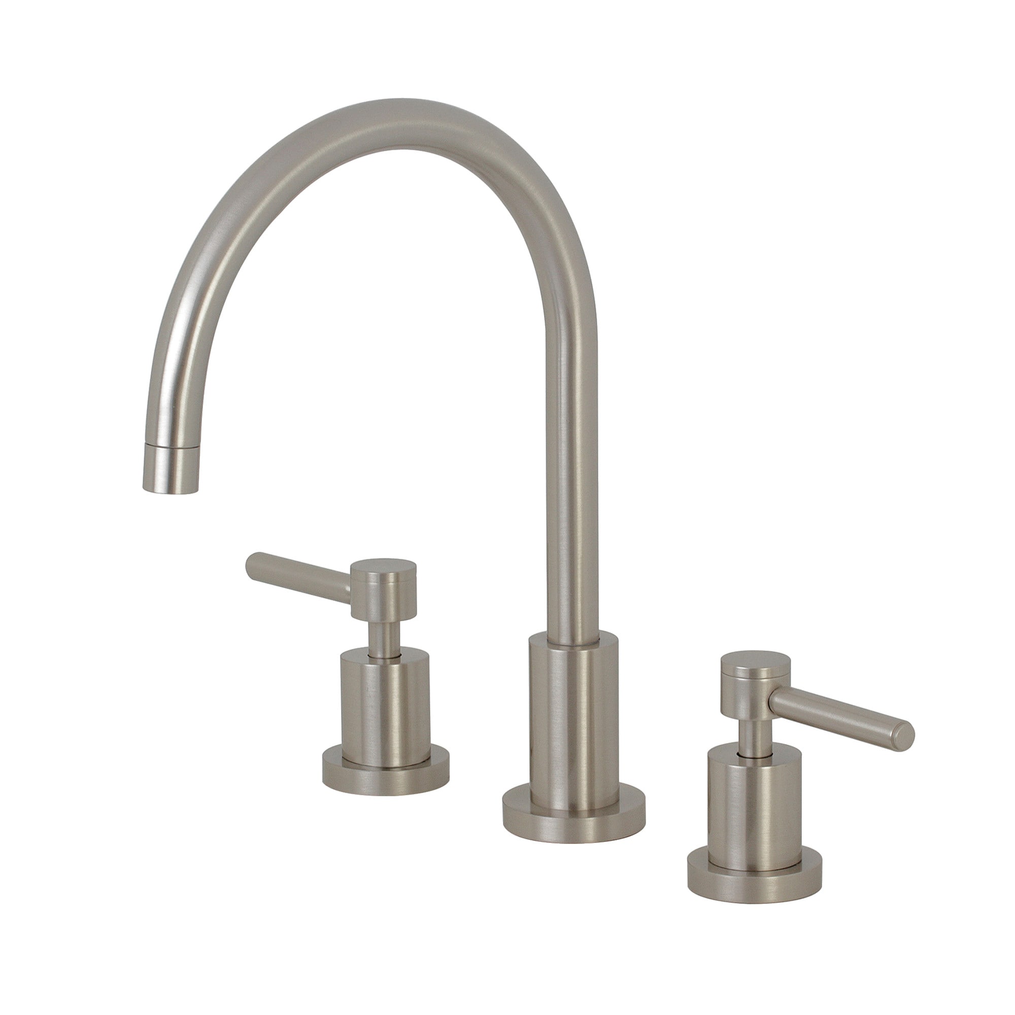 Elements of Design Concord Satin nickel Double Handle Deck-mount ...