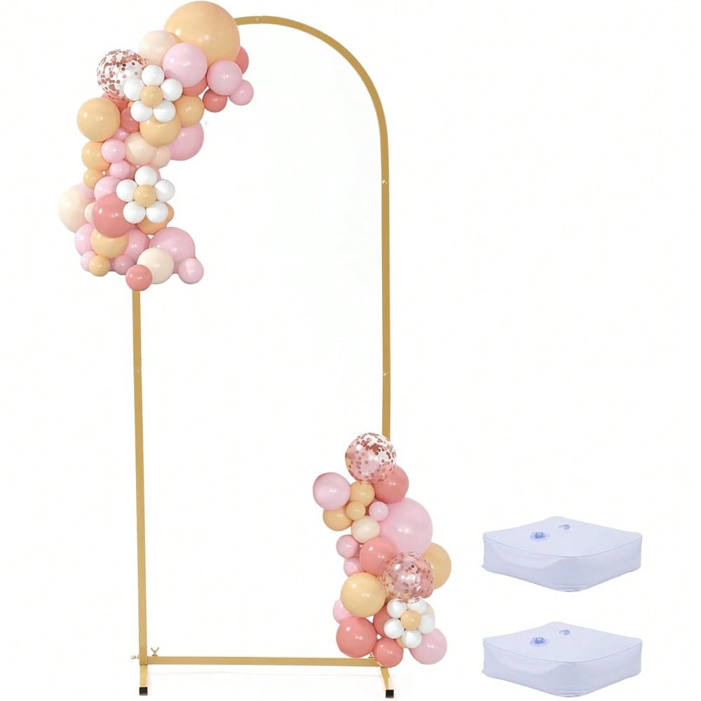 Garvee Arch Backdrop Stand Gold Wedding Arch Backdrop Stand Metal ...
